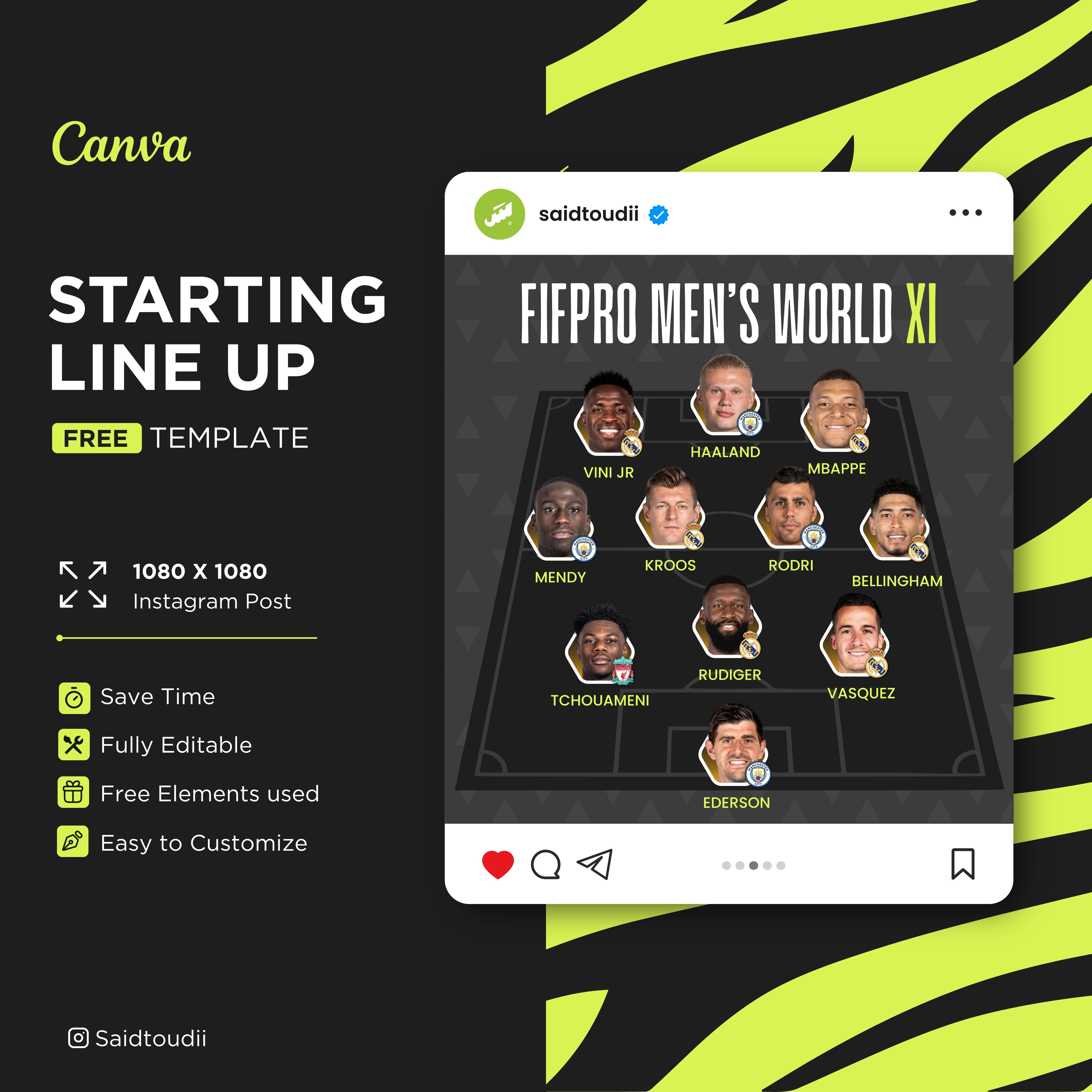 Line Up canva template - Payhip