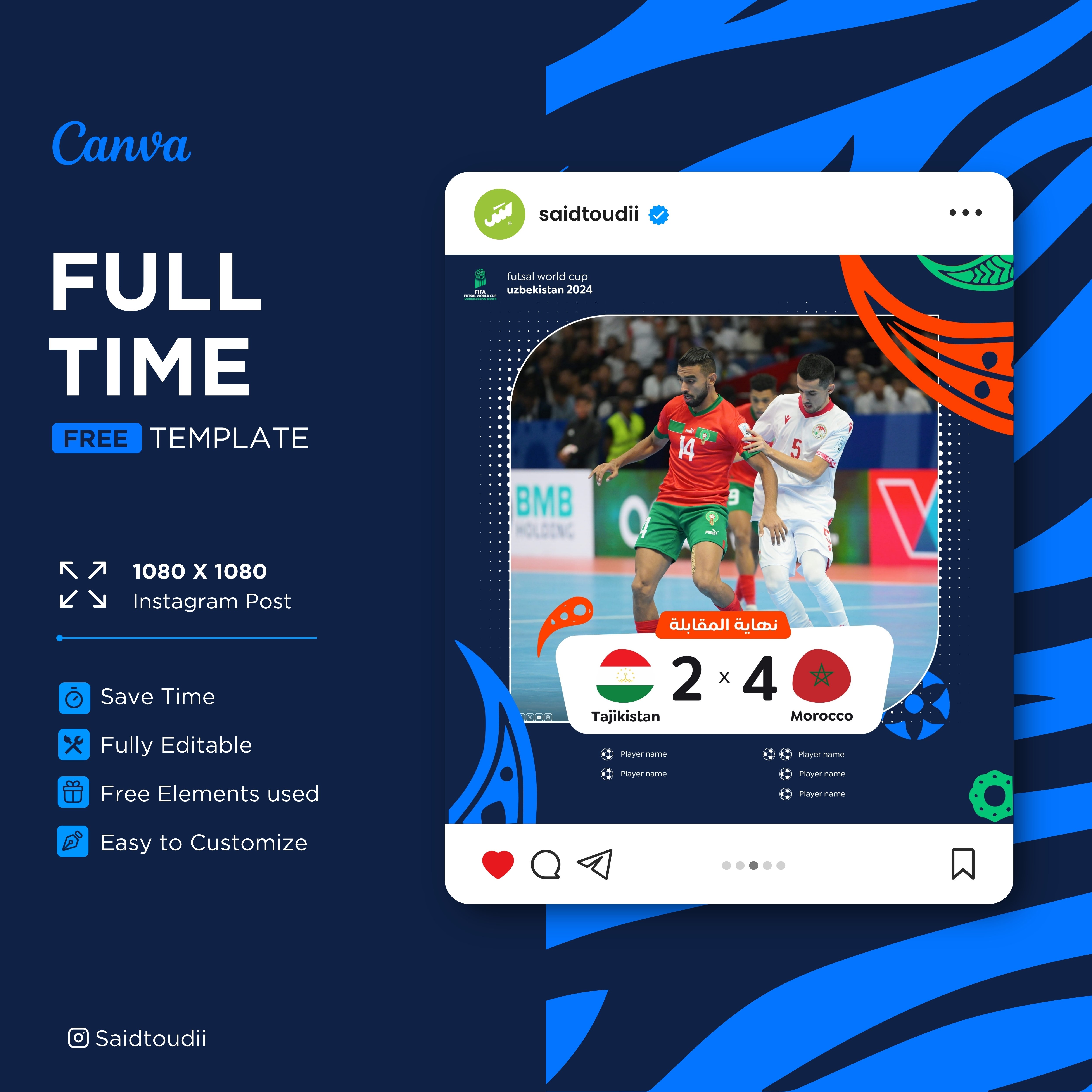 Full Time canva template - Payhip