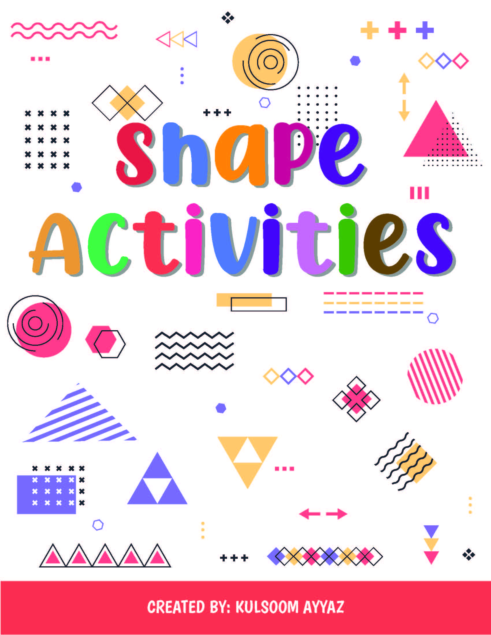 Shapes Worksheets for Kindergarten - Payhip