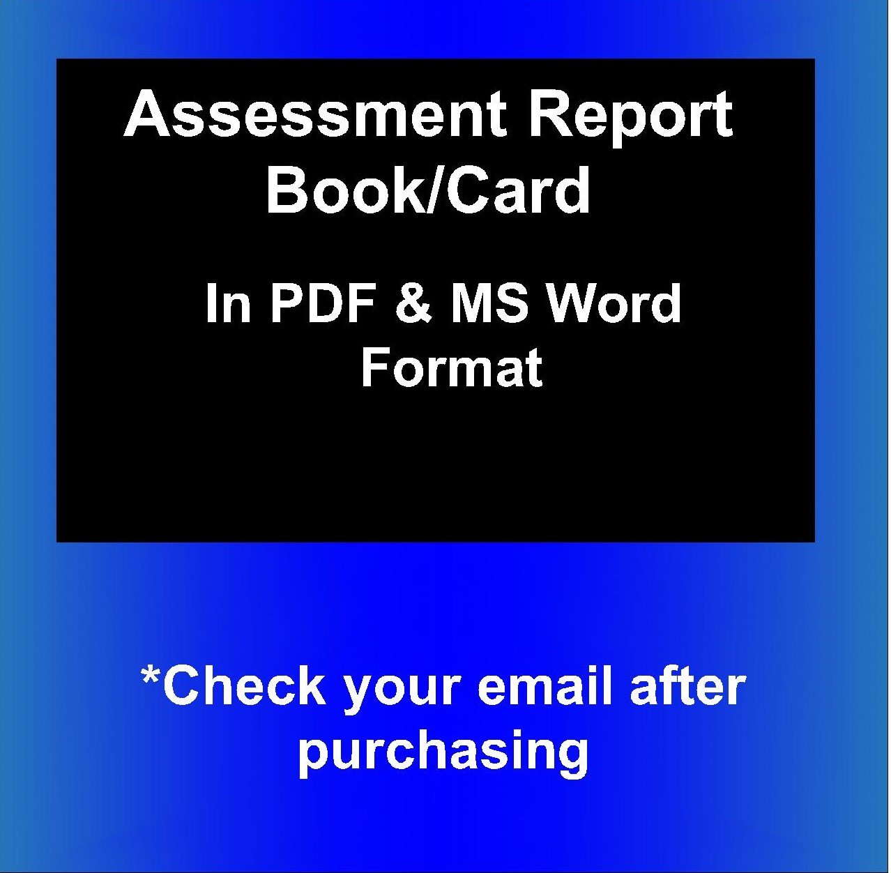 PLAYGROUP ASSESSMENT REPORT BOOK - Payhip