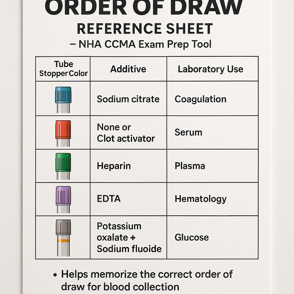 ORDER OF DRAW CHEAT SHEET - Payhip