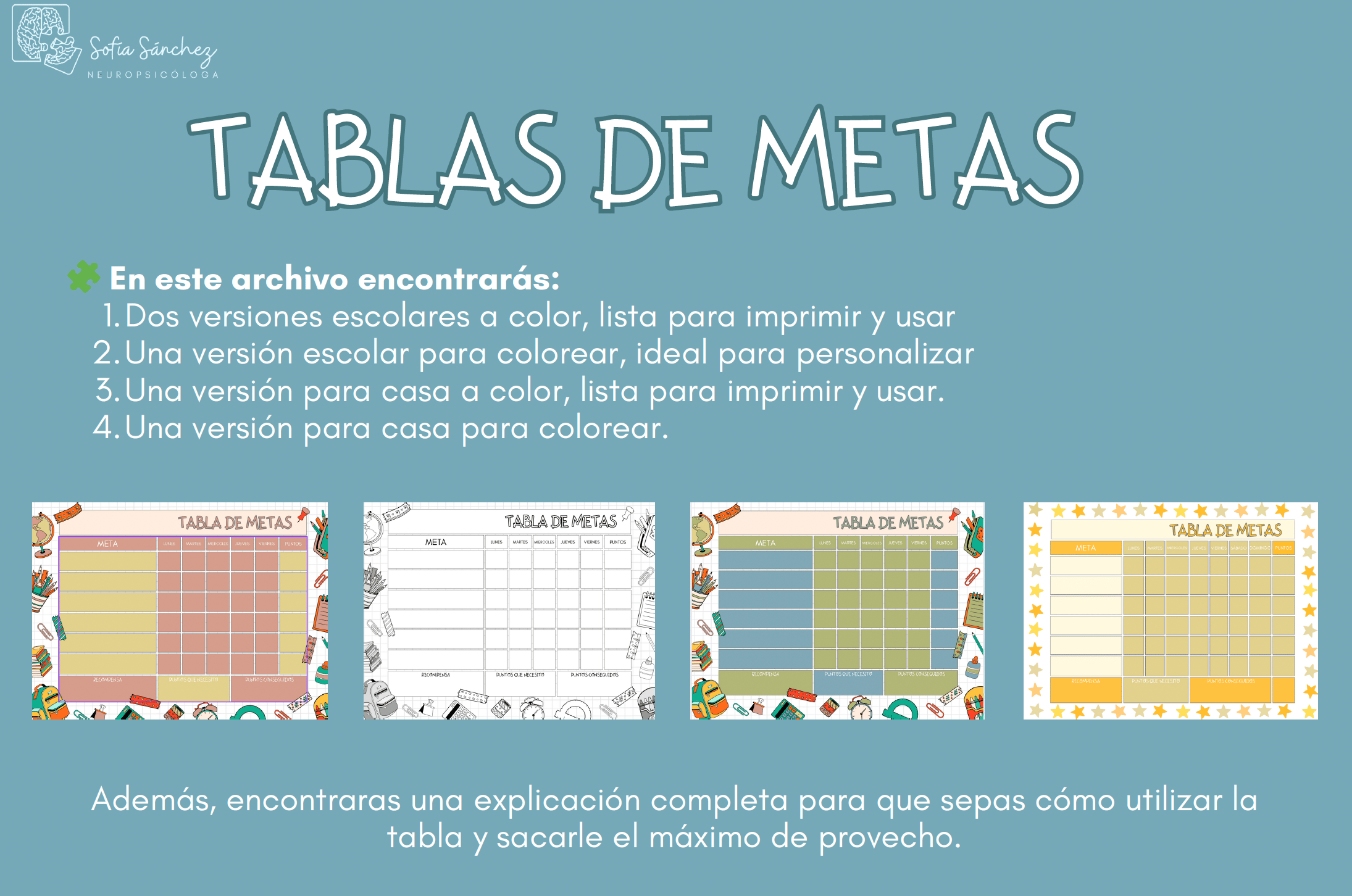Tabla de metas - Payhip