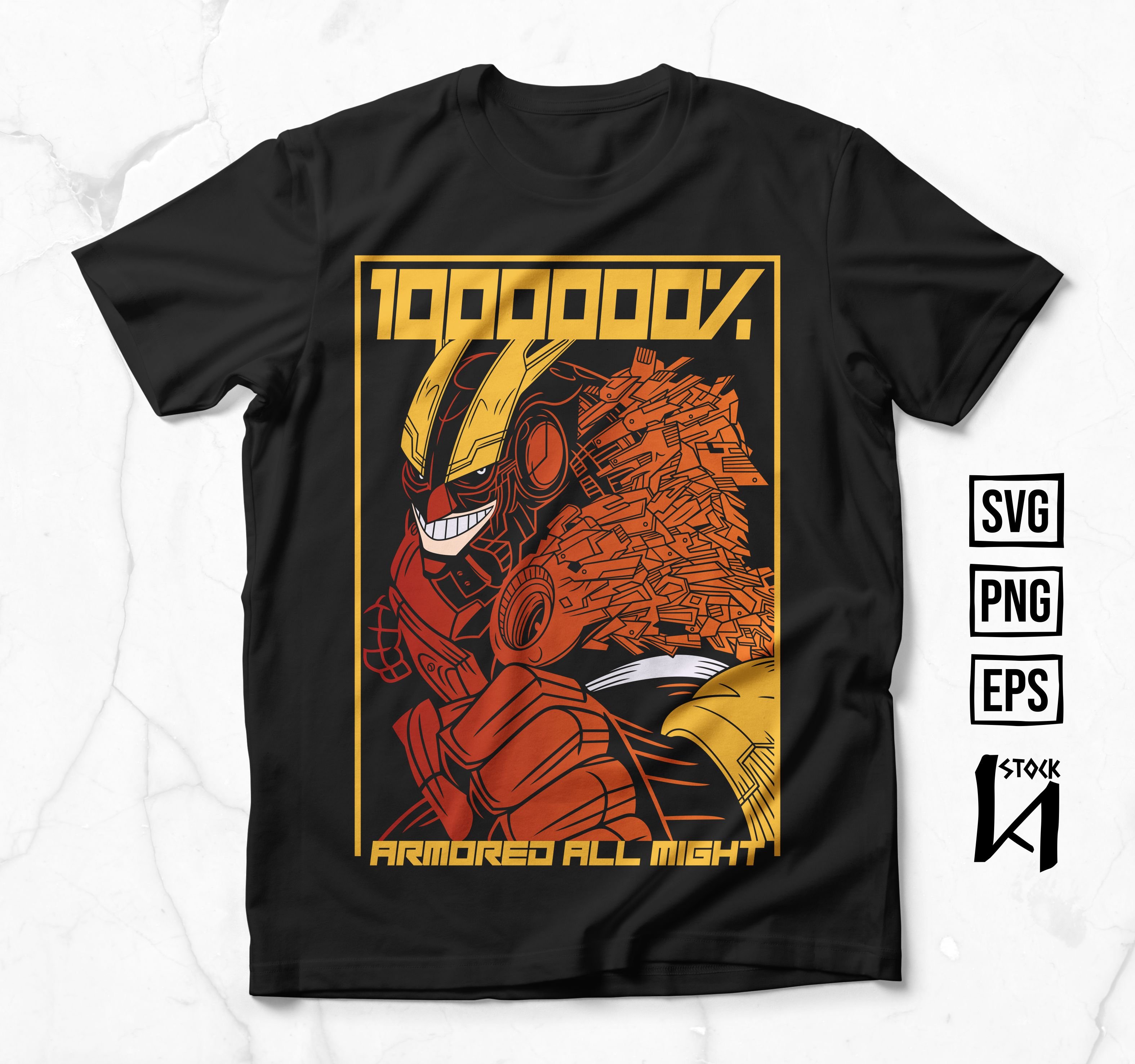 My Hero Academia - Armored All Might Anime Vector Files - Payhip