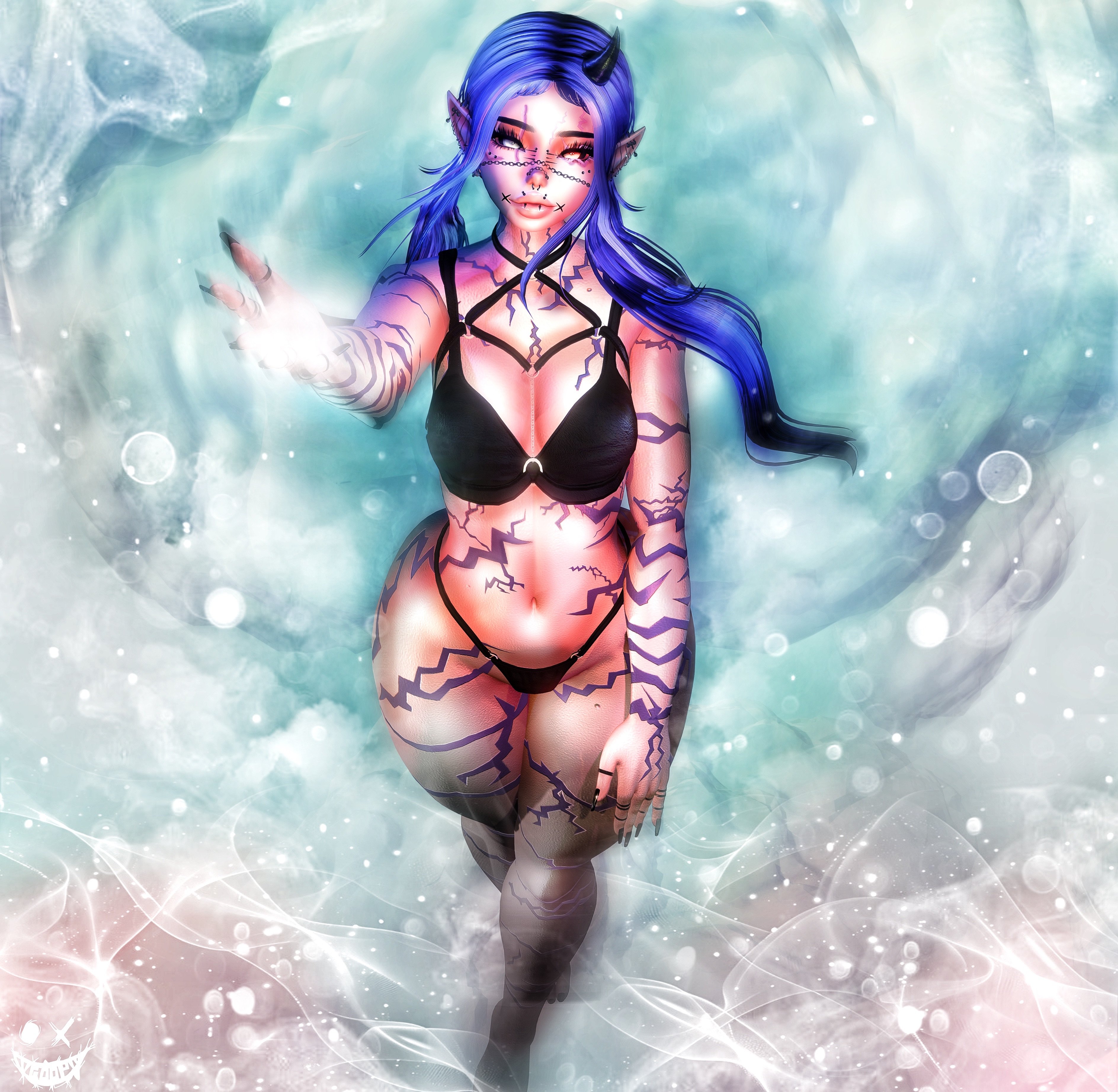 Demon Hunter Bundle (Akii E-Girl textures WITH Heads) - Payhip