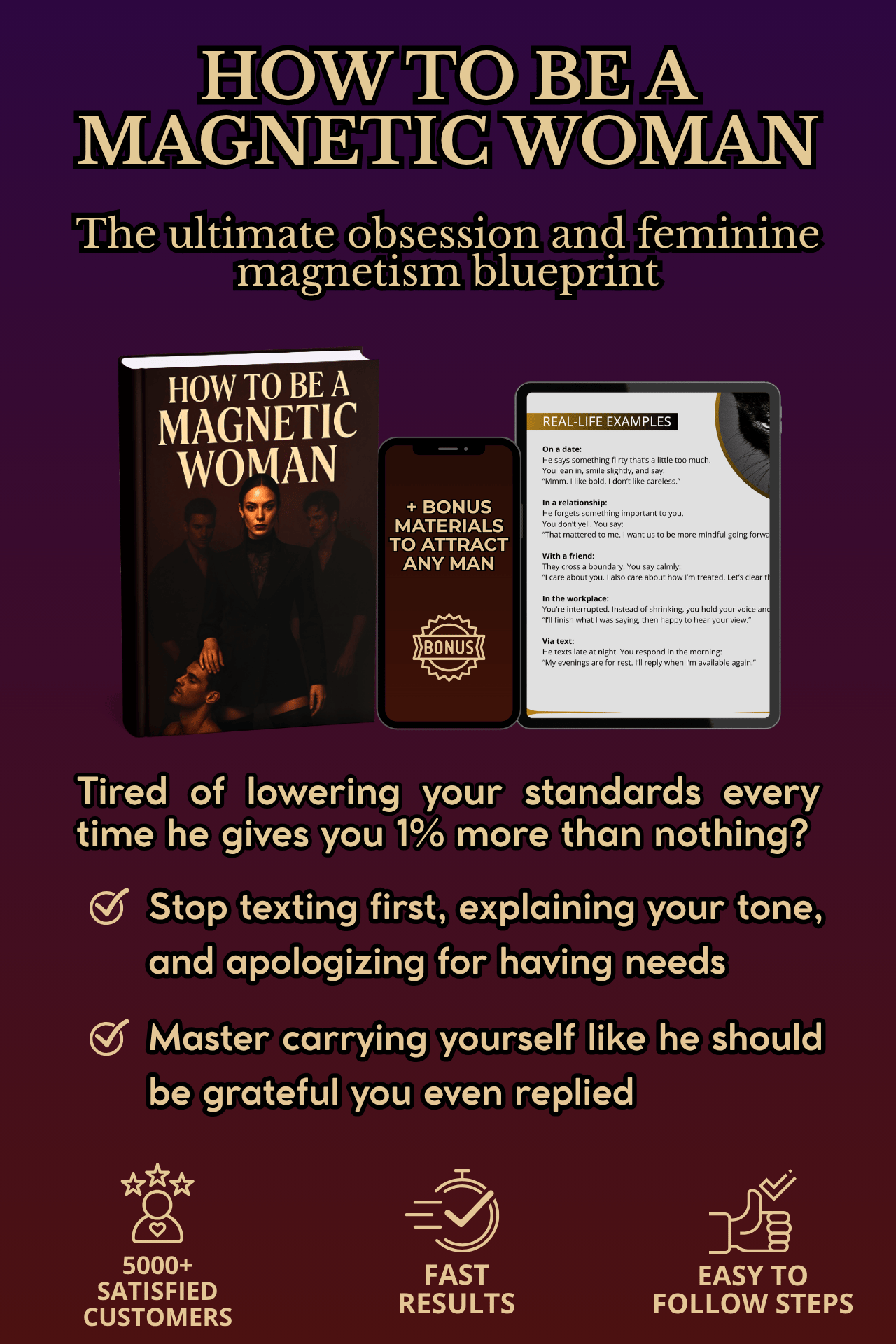HOW TO BE A MAGNETIC WOMAN: The Ultimate Obsession and Feminine ...