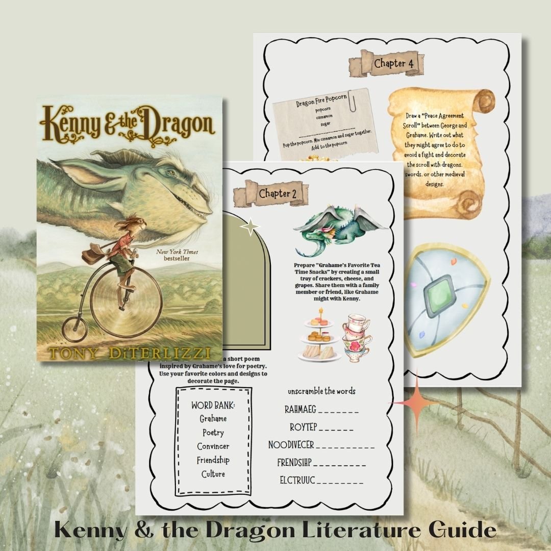 Kenny & the Dragon Elementary Literature Study Guide - Payhip