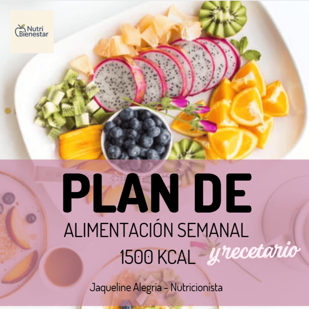 Plan de Alimentación semanal 1500 kcal/día & Recetario - Payhip