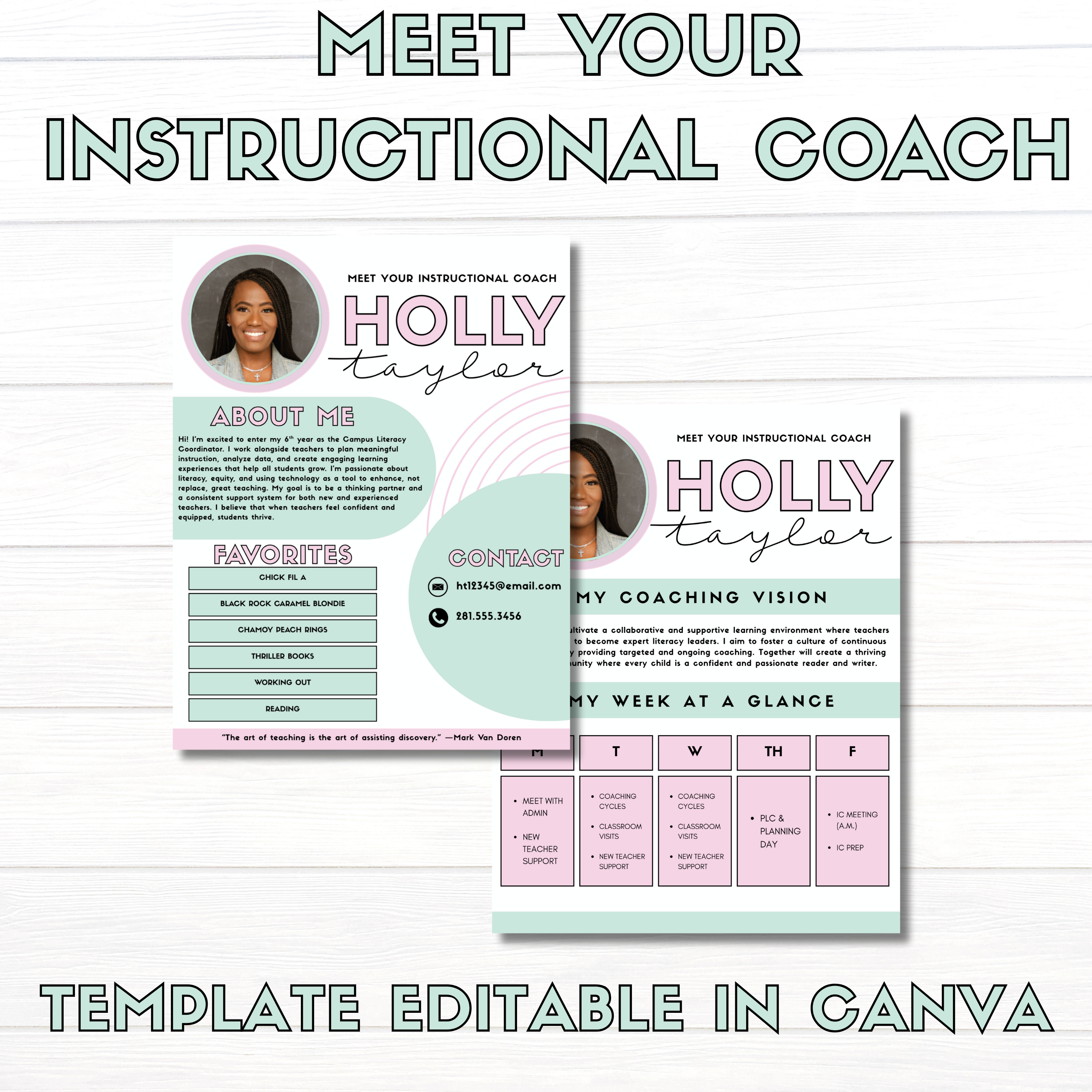 Meet the Instructional Coach Template - Payhip
