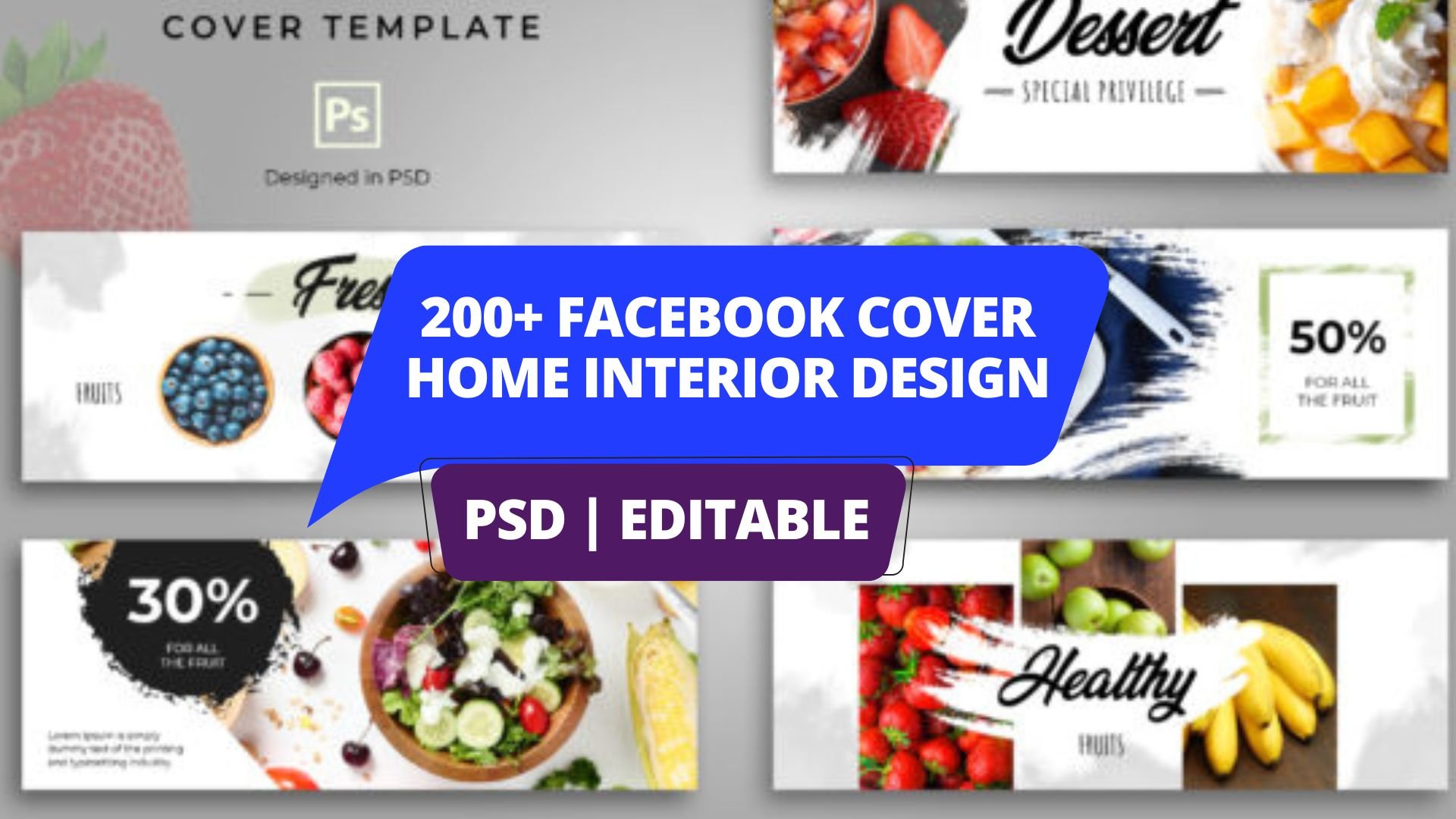200 Facebook Cover Templates for Home Interior Design – Modern ...