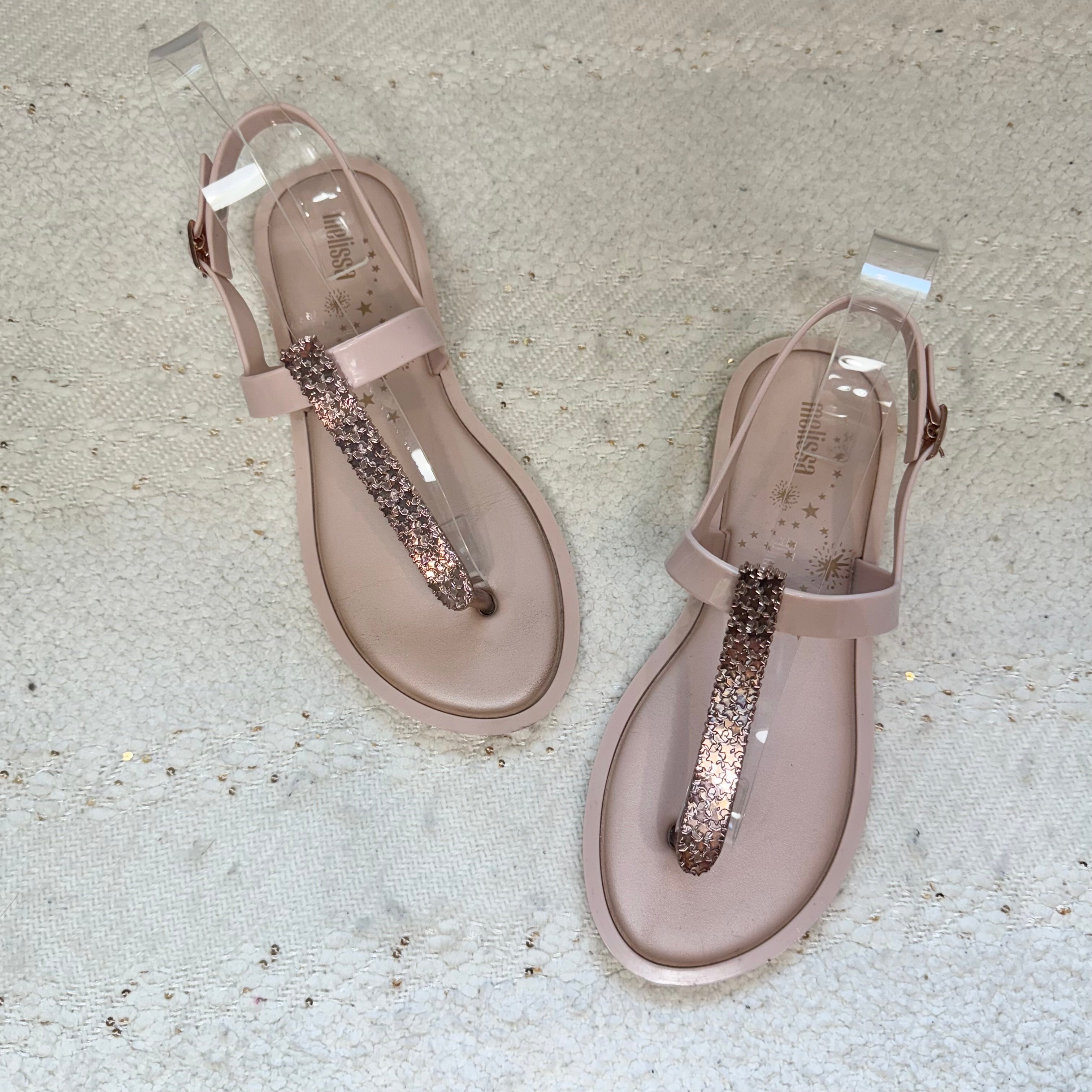 Melissa pink T Strap sandals - size 7 - Payhip