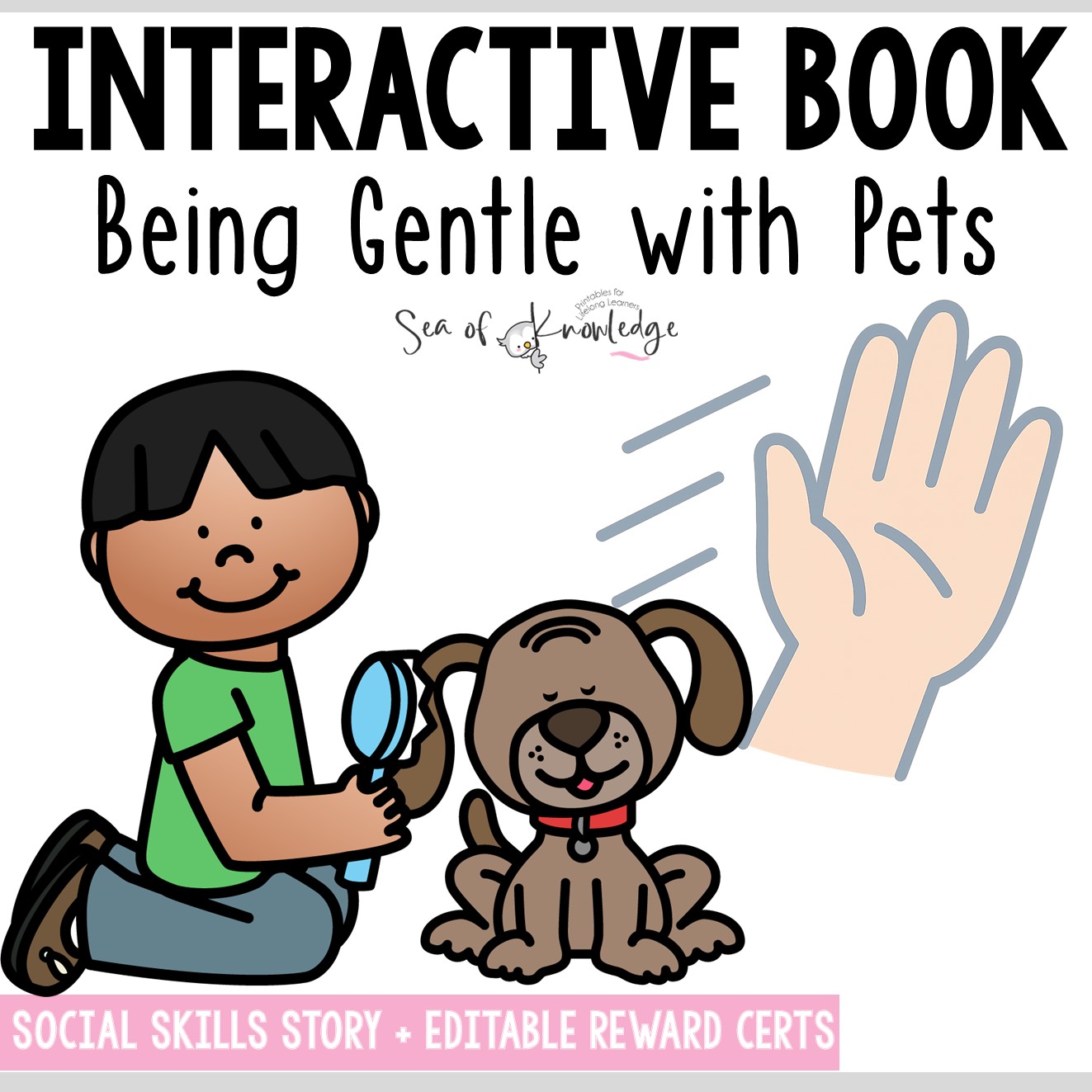 Being Gentle with Pets | Social Skills Story Printable for Kids - Payhip