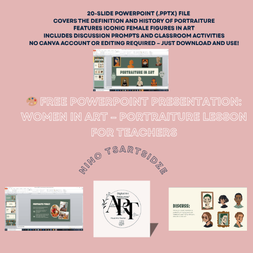 🎨 FreePowerPoint Presentation : Women in Art – Portraiture Lesson for ...