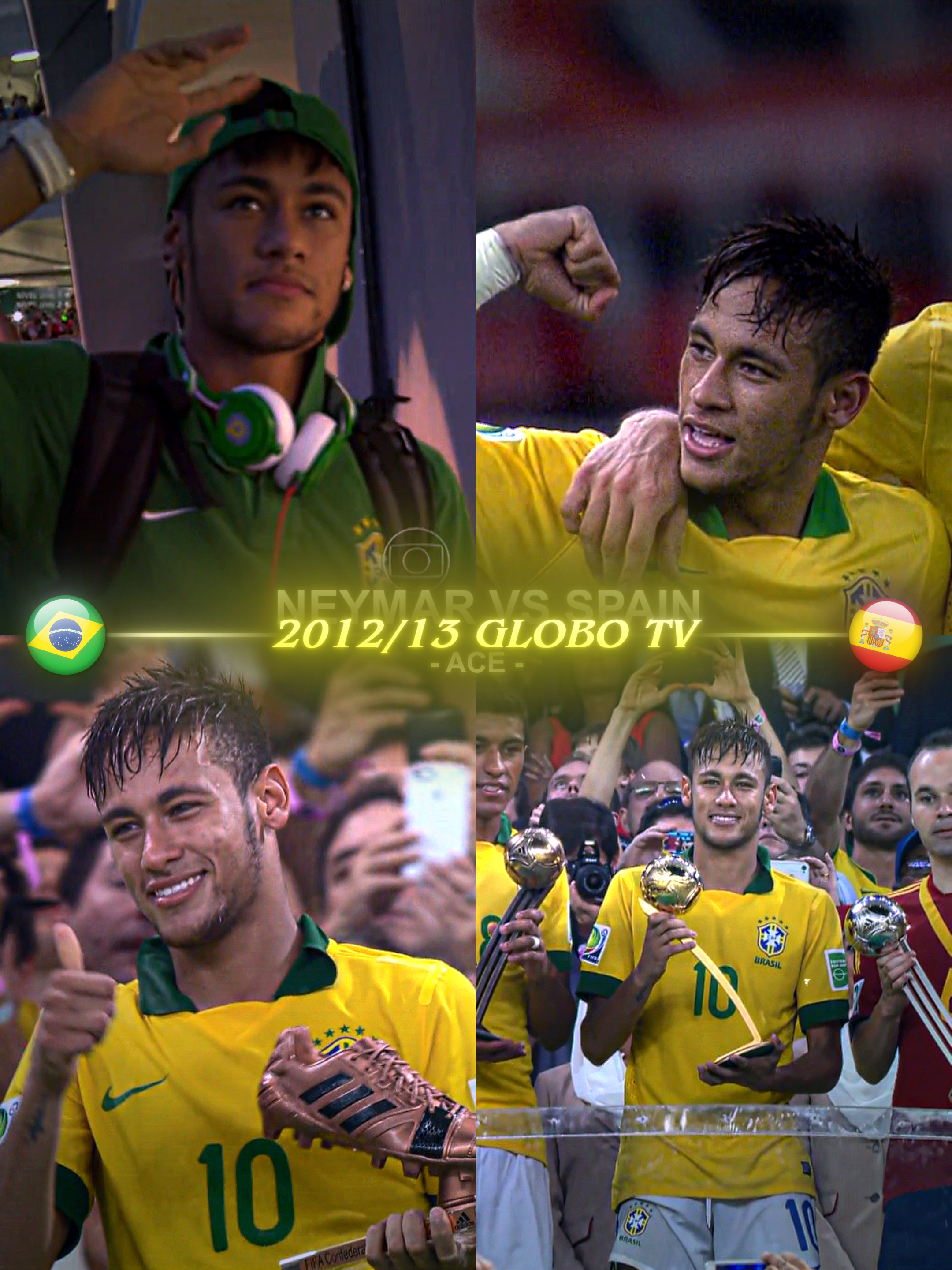 Neymar vs. Spain - Confederations Cup Final (06.30.2013) Home HD 1080i ...
