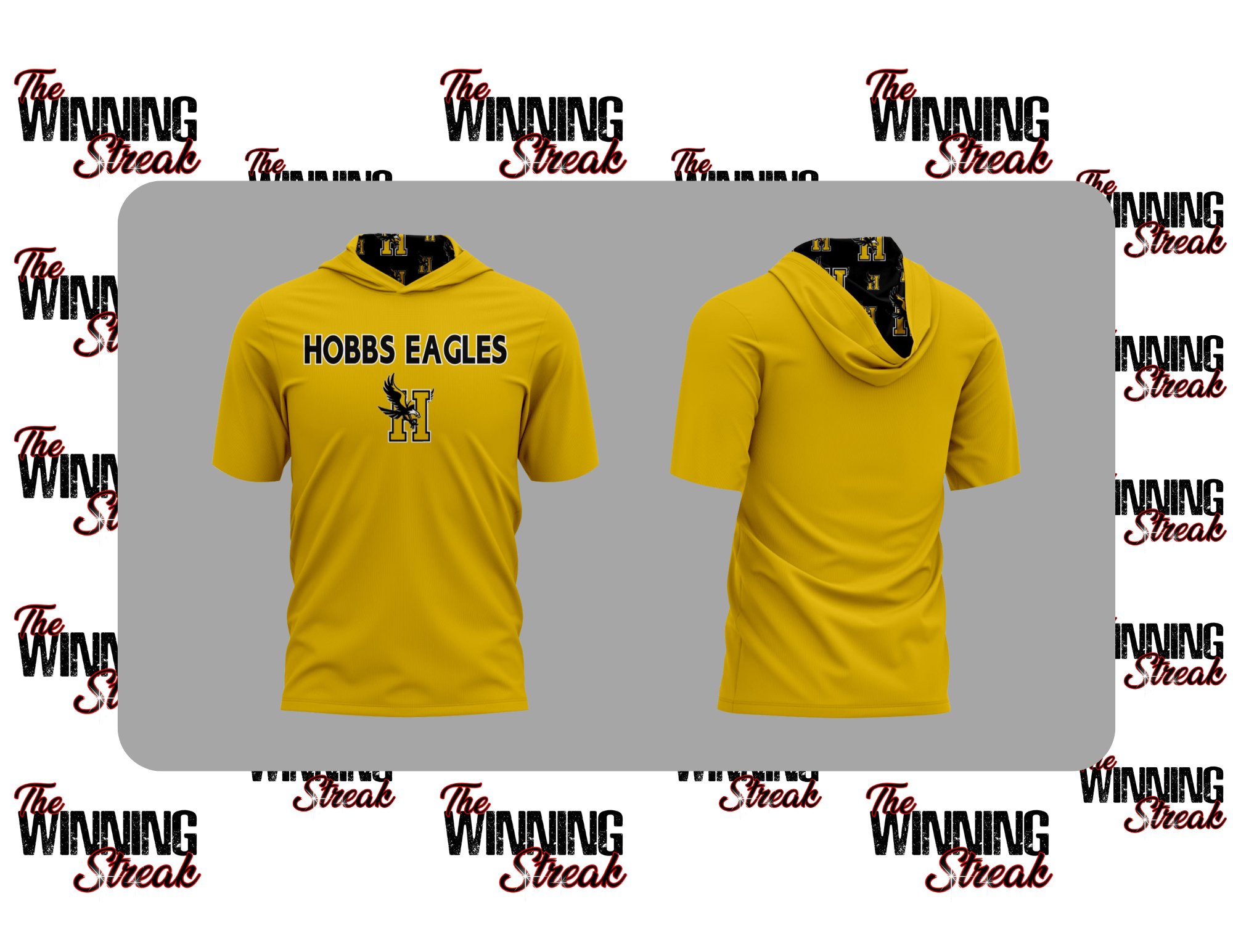 Hobbs Eagles Performance Hooded Tee - Payhip