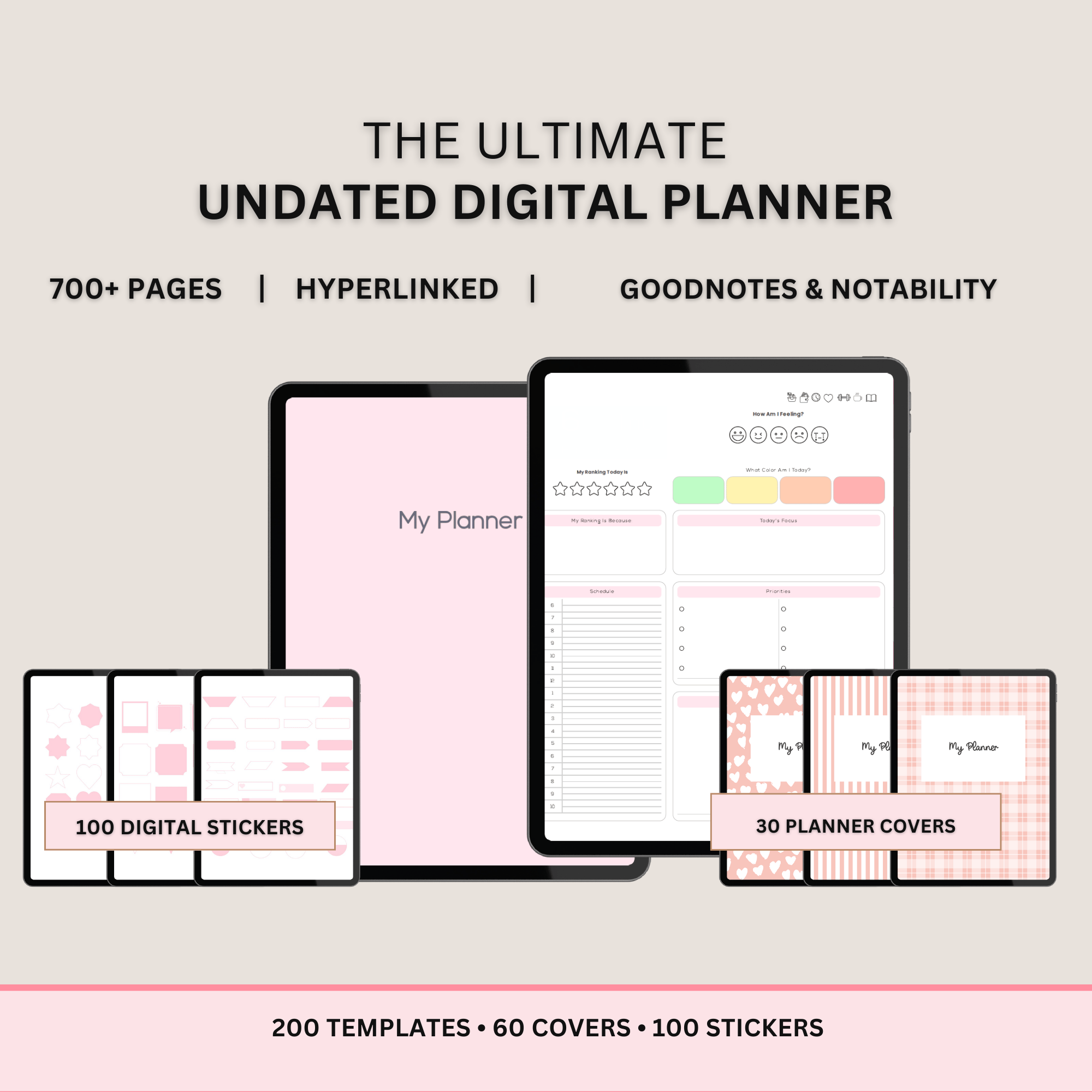 Ultimate Undated Digital Planner