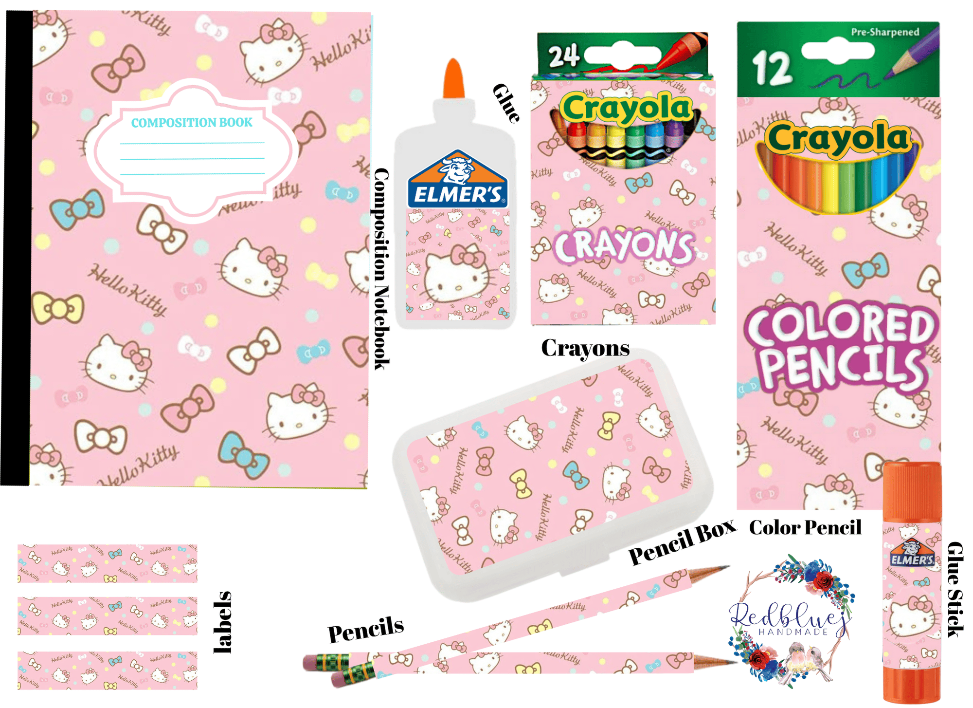 Hello Kitty CUSTOMIZED SCHOOL SUPPLIES - Payhip