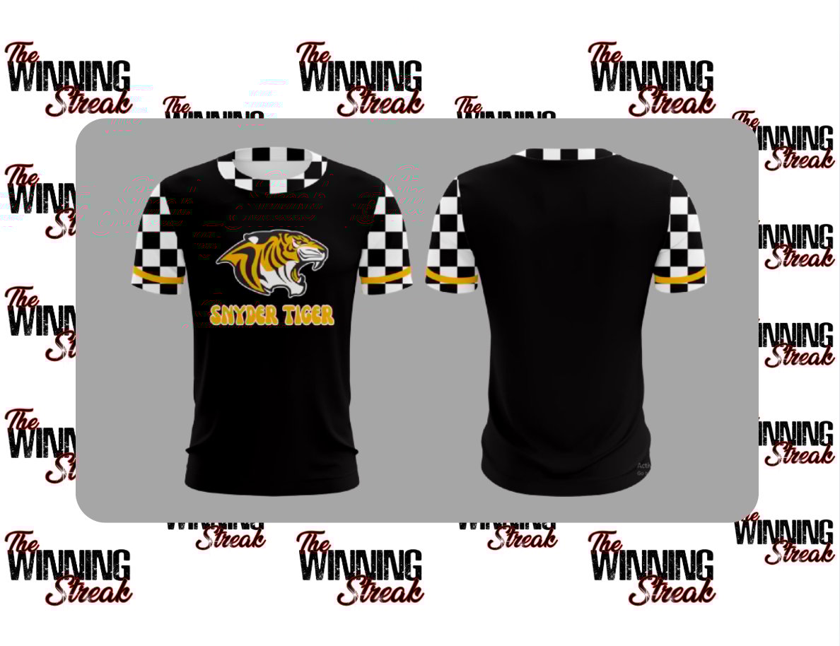 Checkered Sleeves Snyder Custom Tee - Payhip