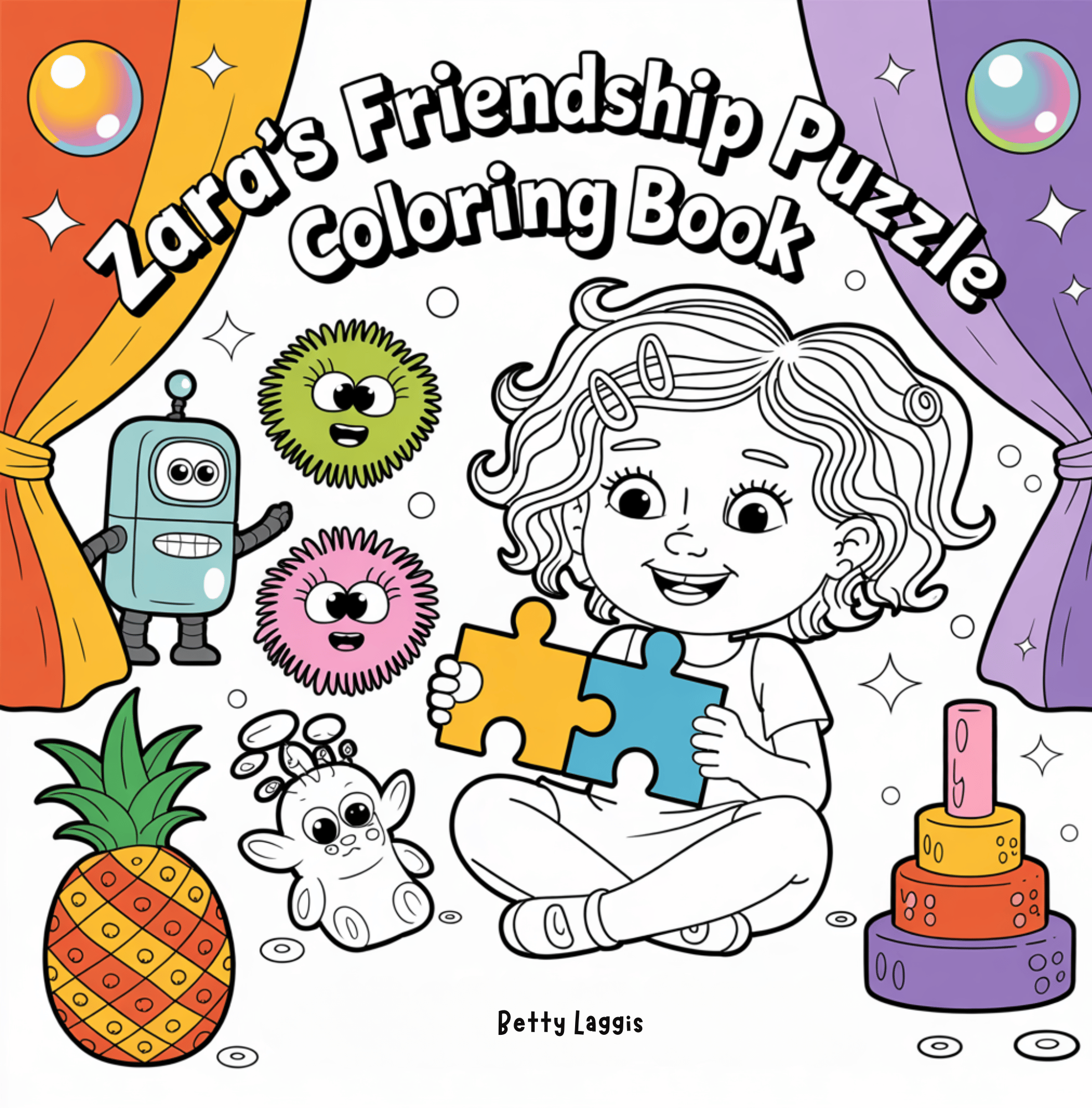 Zara's Friendship Puzzle Coloring Book - Payhip