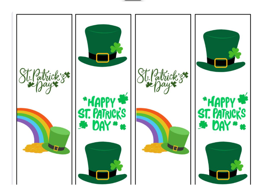 Saint Patrick Day Printable Cupcake Topper, Party, Instant Download, 2 ...