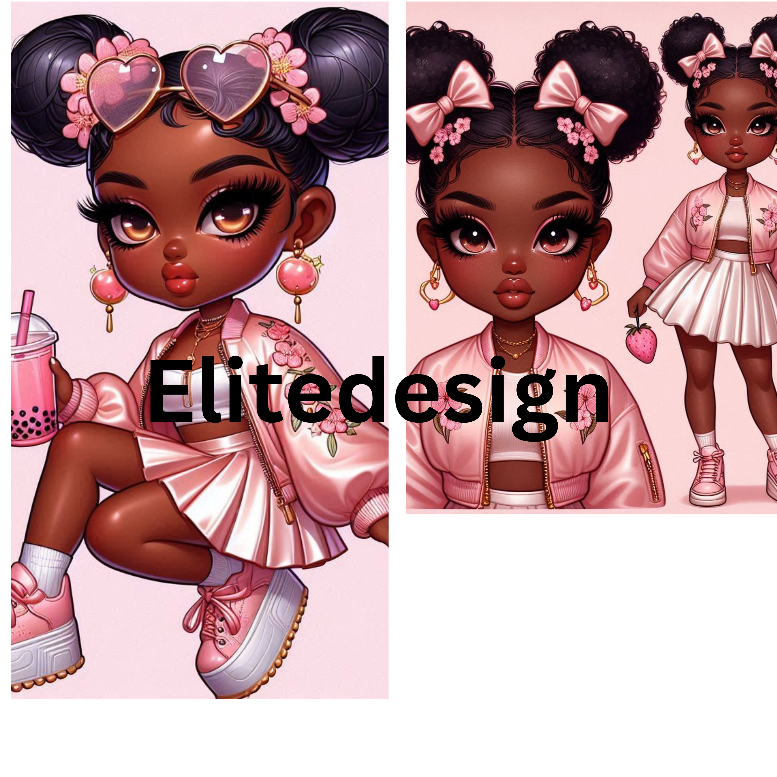 Stylish Melanin Chibi - Payhip