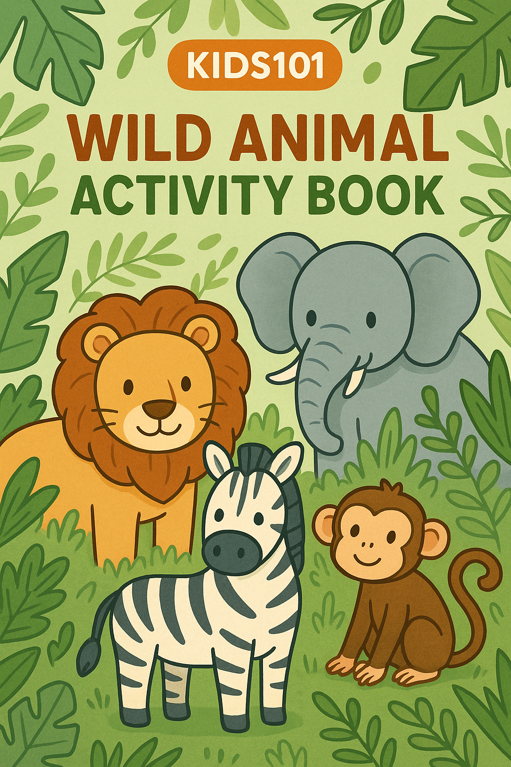 KIDS101 WILD ANIMAL ACTIVITY BOOK E-BOOK - Payhip