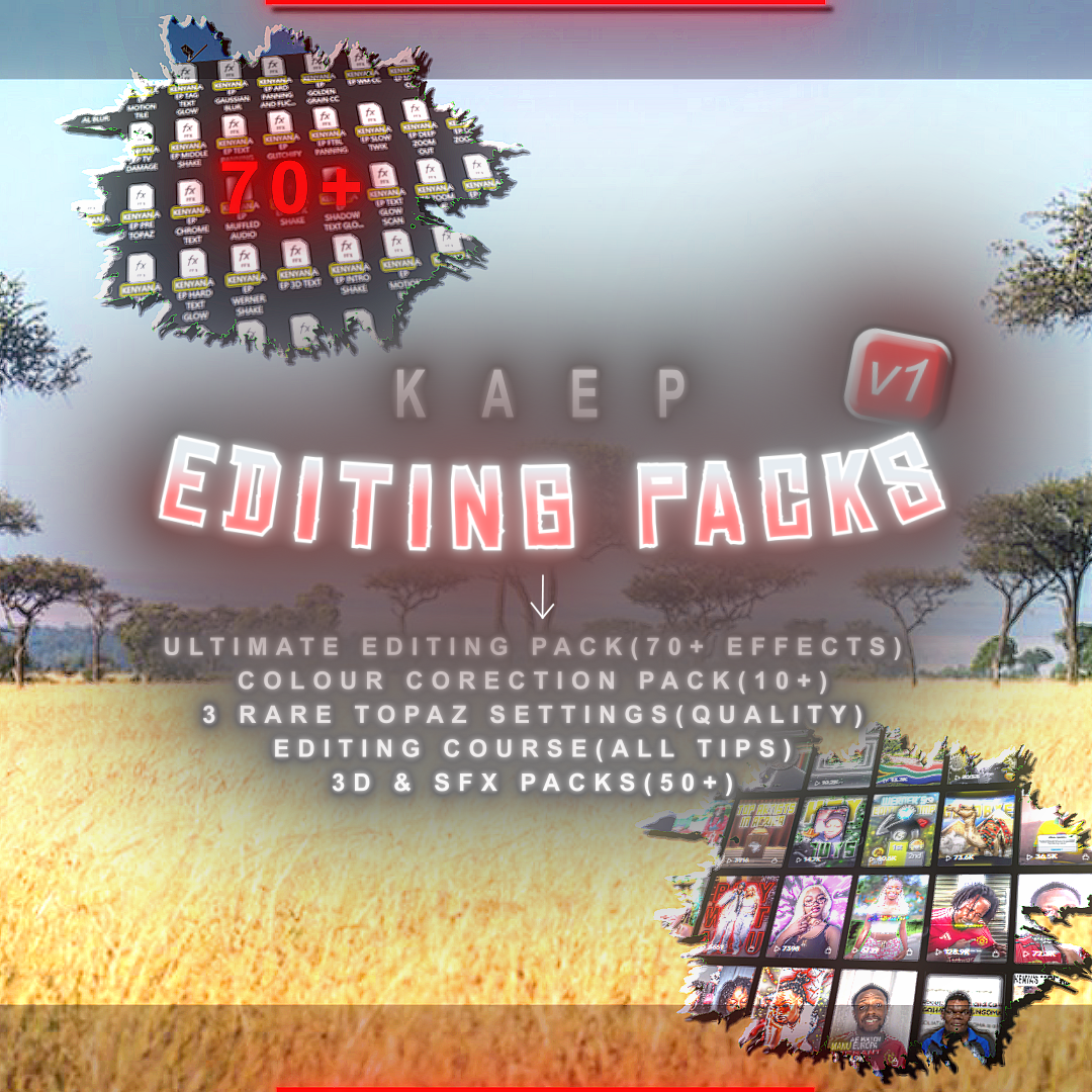 KENYAN.AEP ULTIMATE EDITING PACK V1 - Payhip