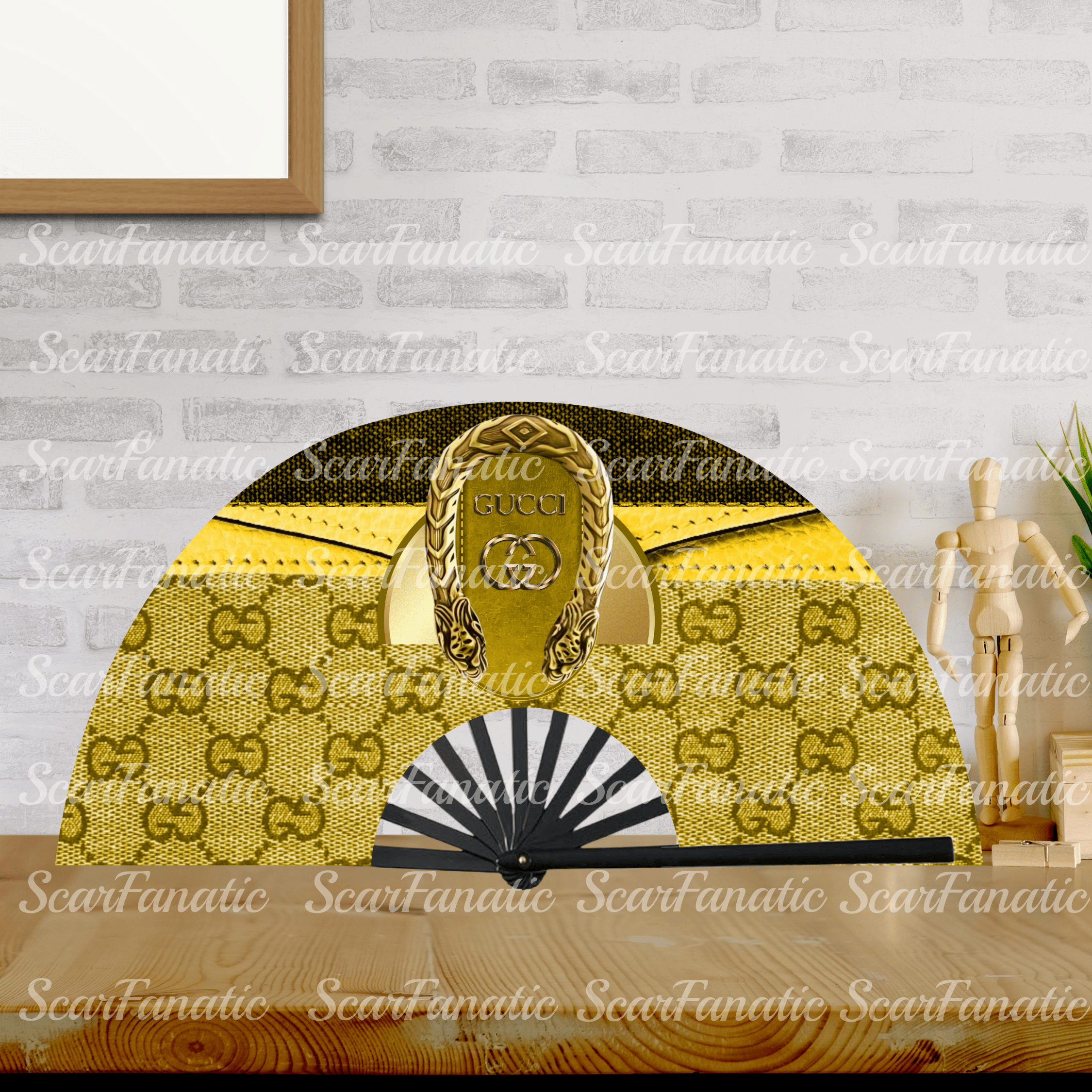 Yellow and Gold Gcc Clack Fan Design Template - Payhip