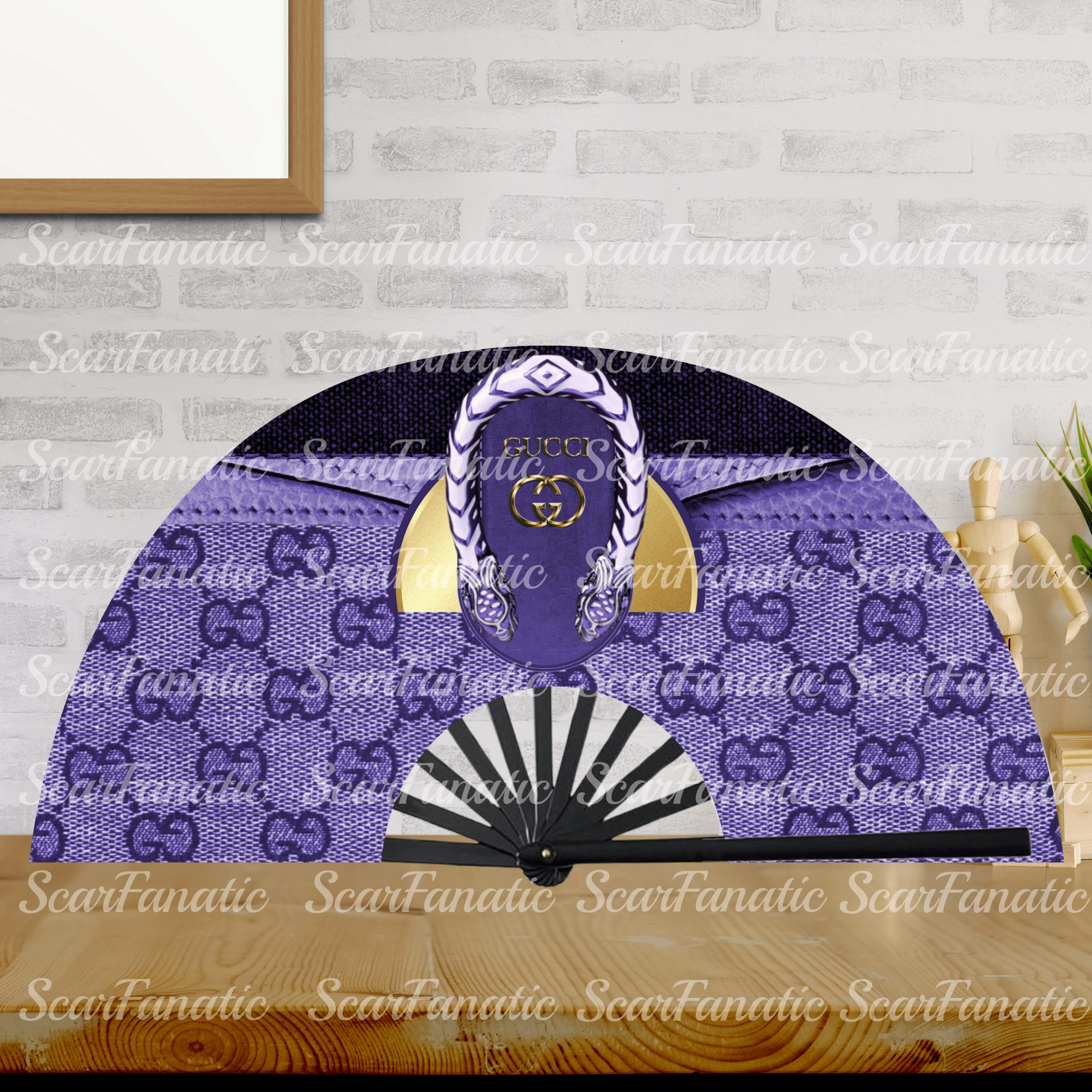 Purple and Gold Gcc Clack Fan Design Template - Payhip