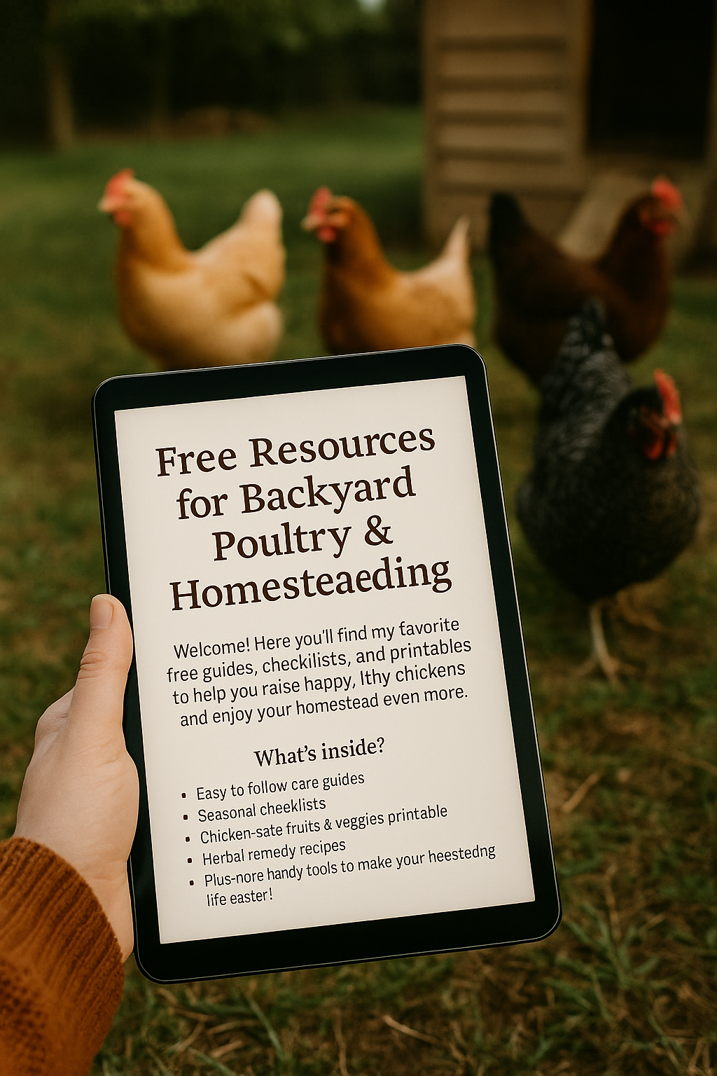 The Backyard Flock - Free Resources