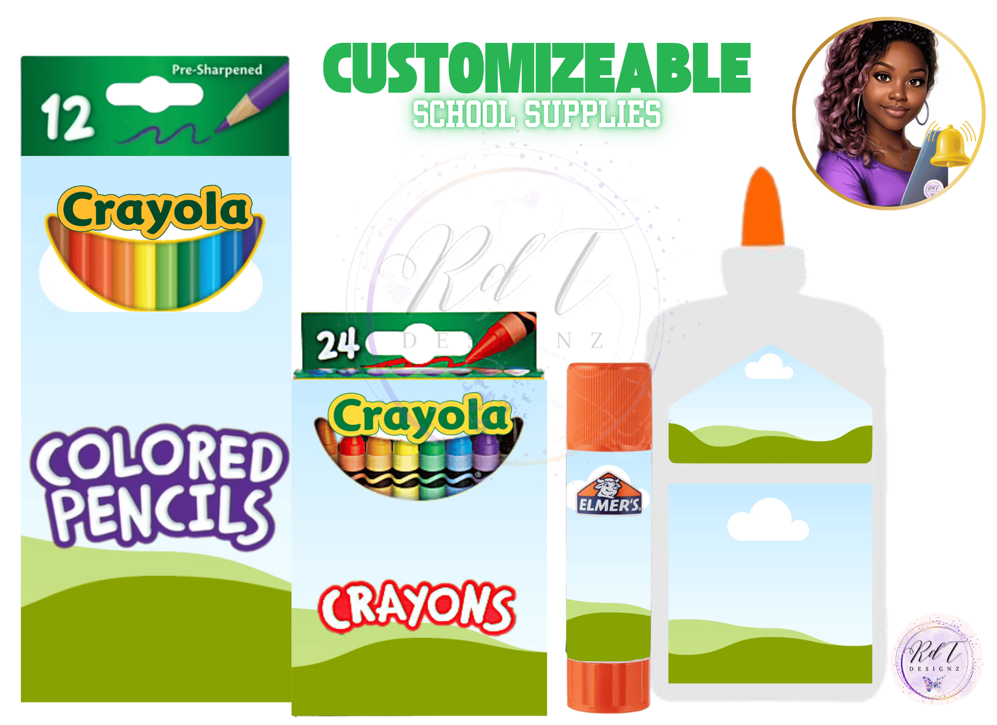 School Supplies Bundle Template - Payhip
