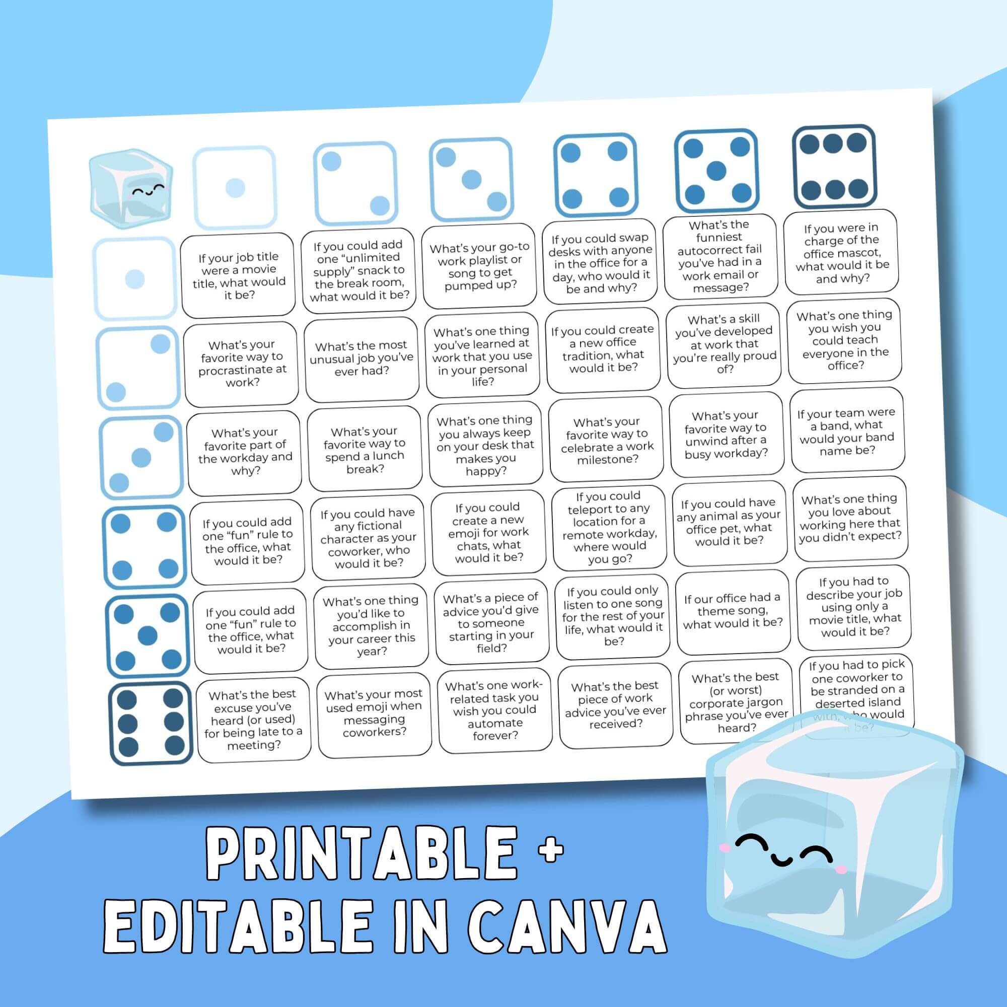 27 Printable Office Party Games – Fun Team Building & Icebreaker ...
