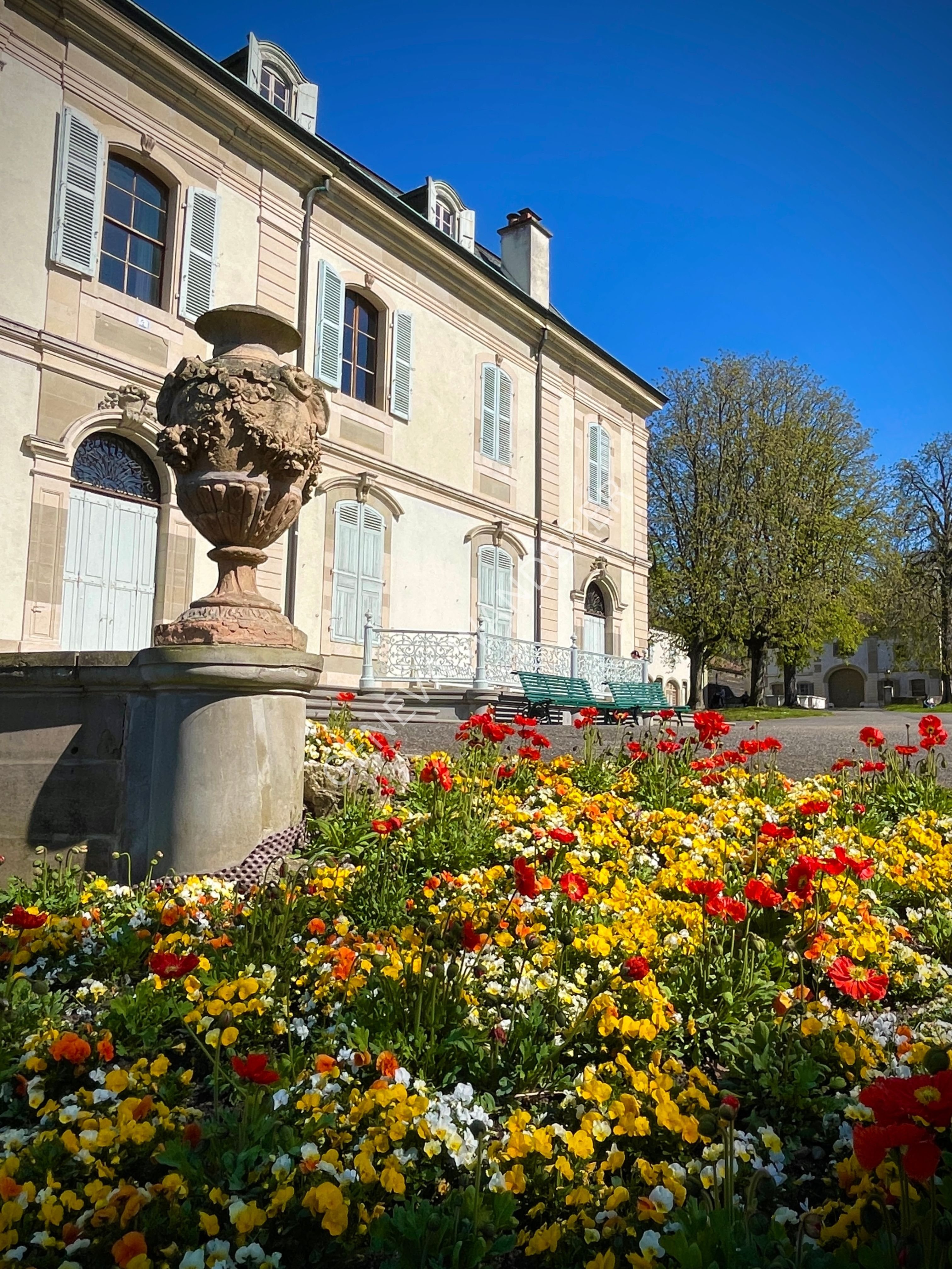 Parc la Grange Villa Flowerbed