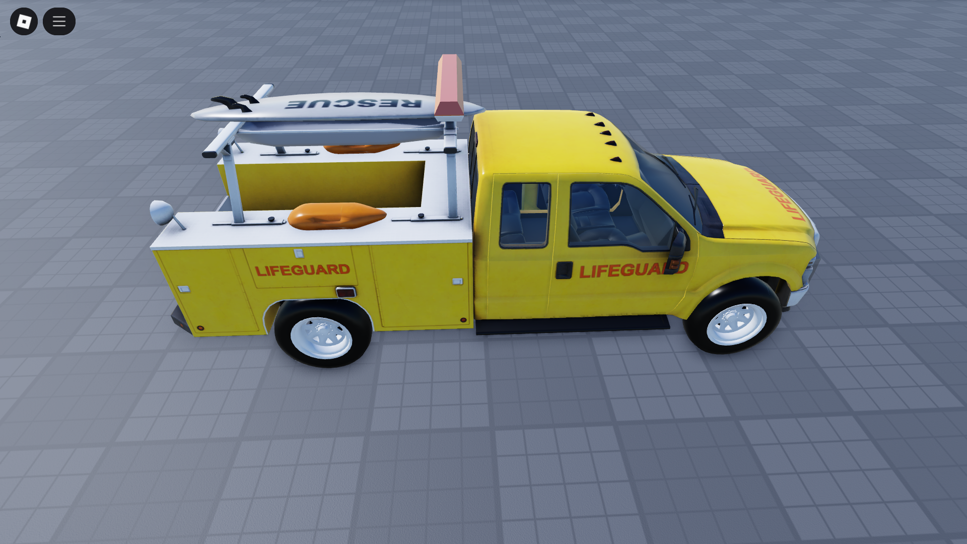 Lifeguard Pickup Truck – Drivable & Realistic Model