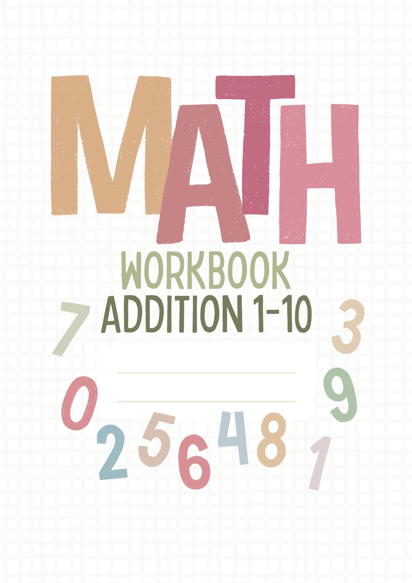 Math Workbook: Mastering Addition 1‑10 (Printable PDF, 25 Pages, 500 ...