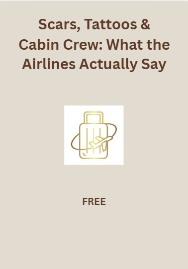 Scars, Tattoos & Cabin Crew: What the Airlines Actually Say