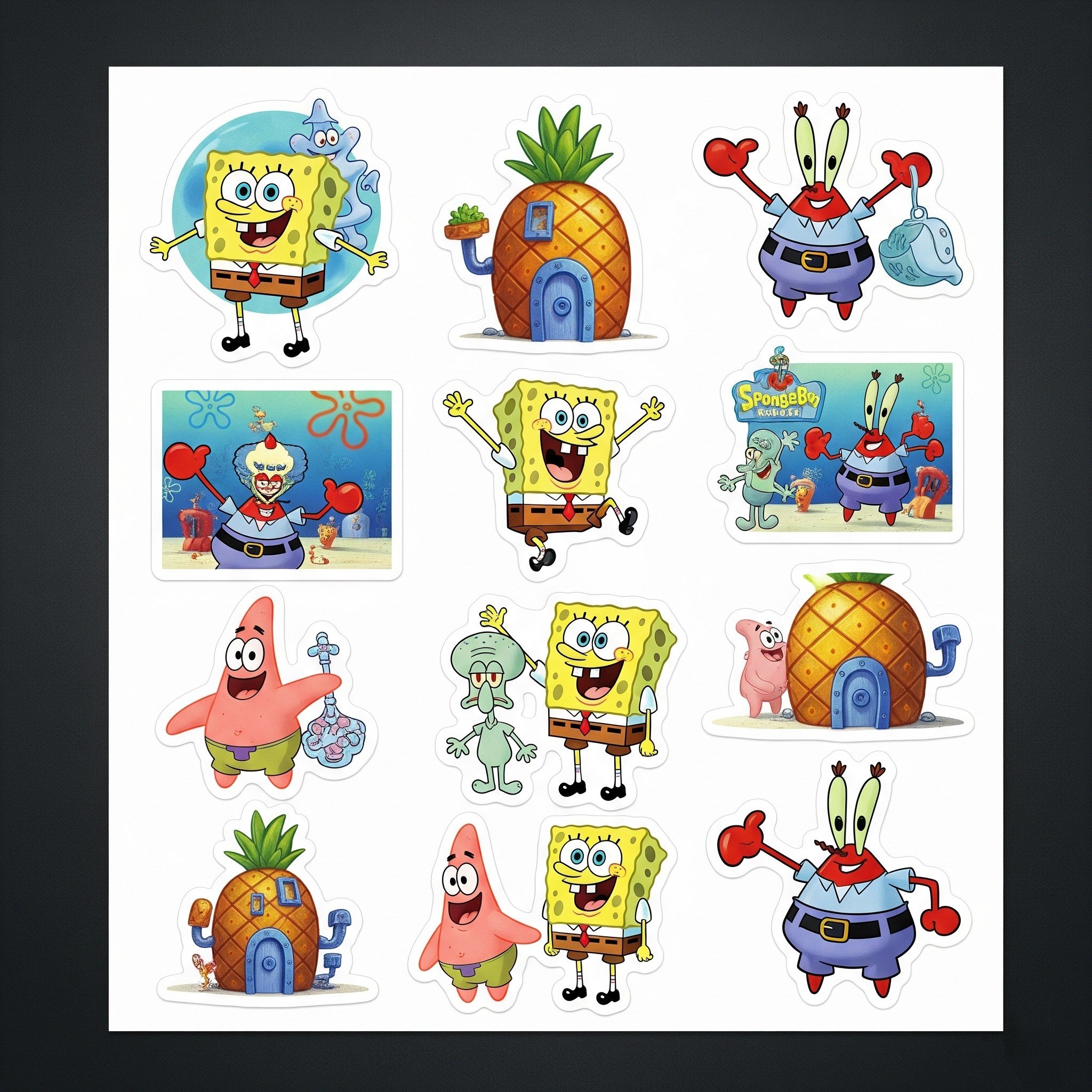 Colección de Pegatinas Bob Esponja | ¡Perfectas para Fans de Fondo de ...
