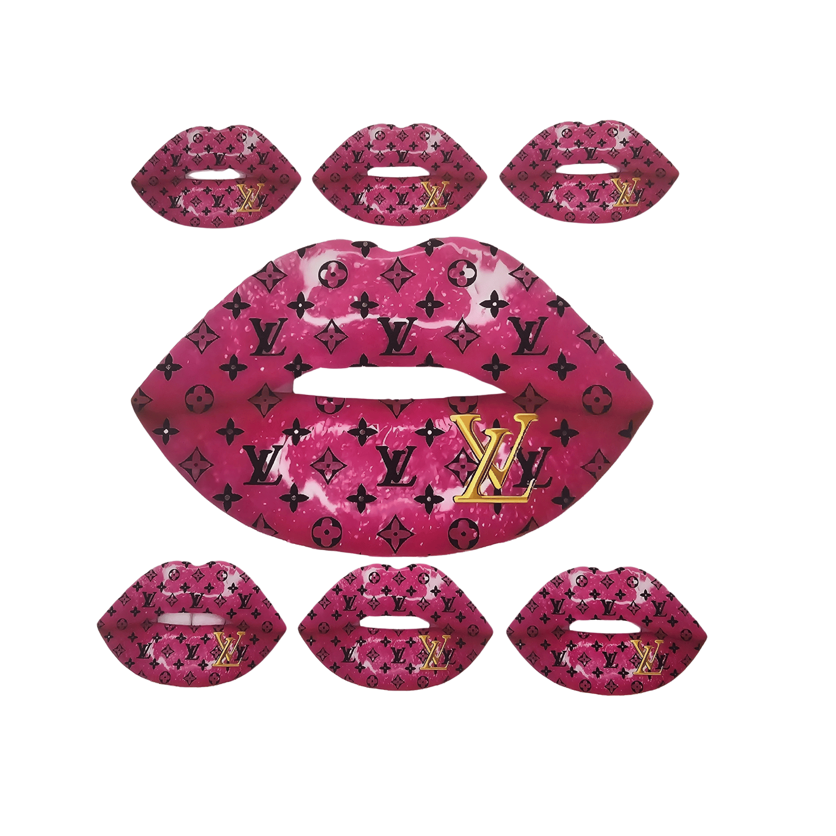 Pink LV Lips - Payhip