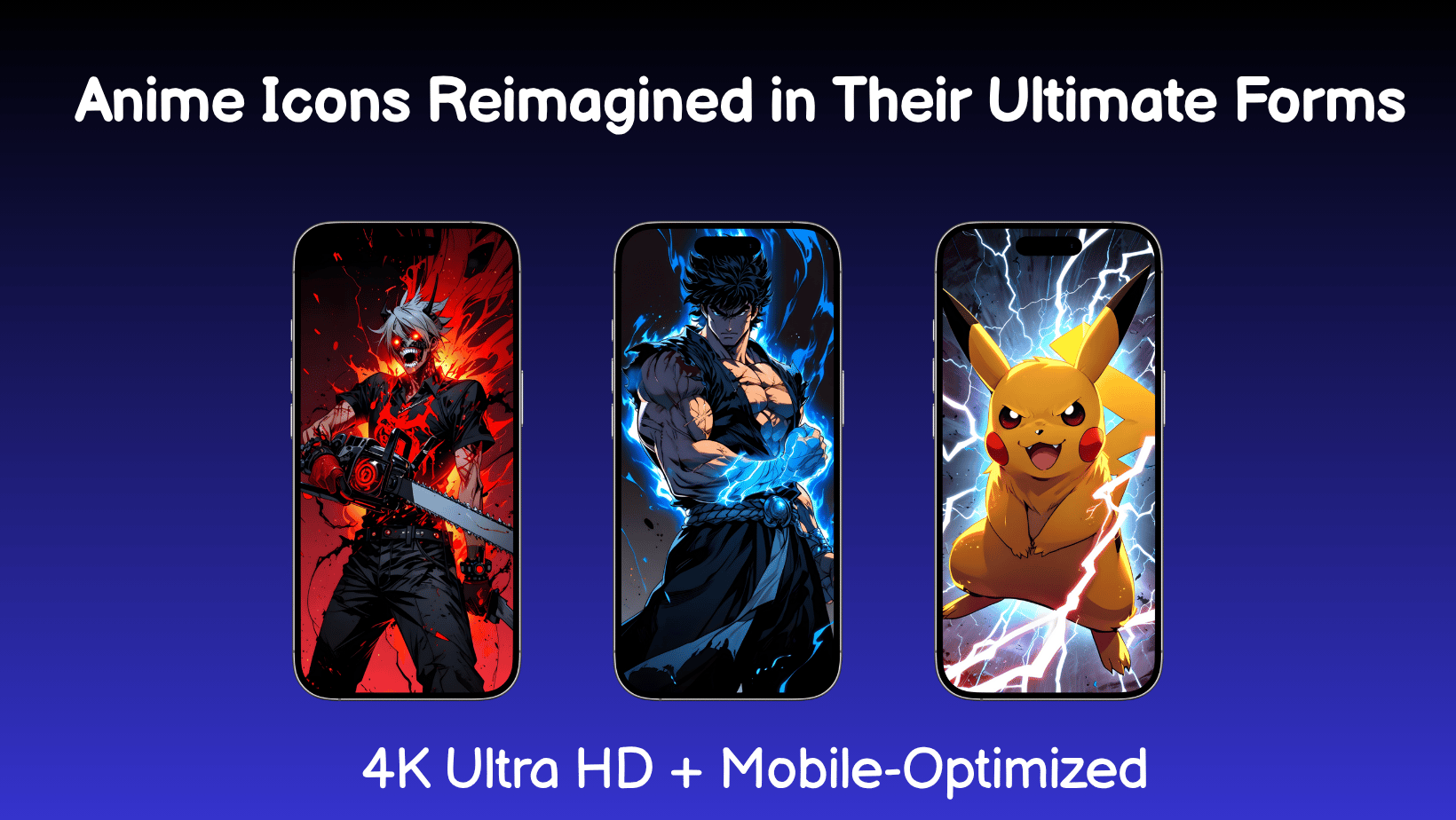Anime Icons in Their Ultimate Forms – 4K Premium Wallpaper Pack - Payhip