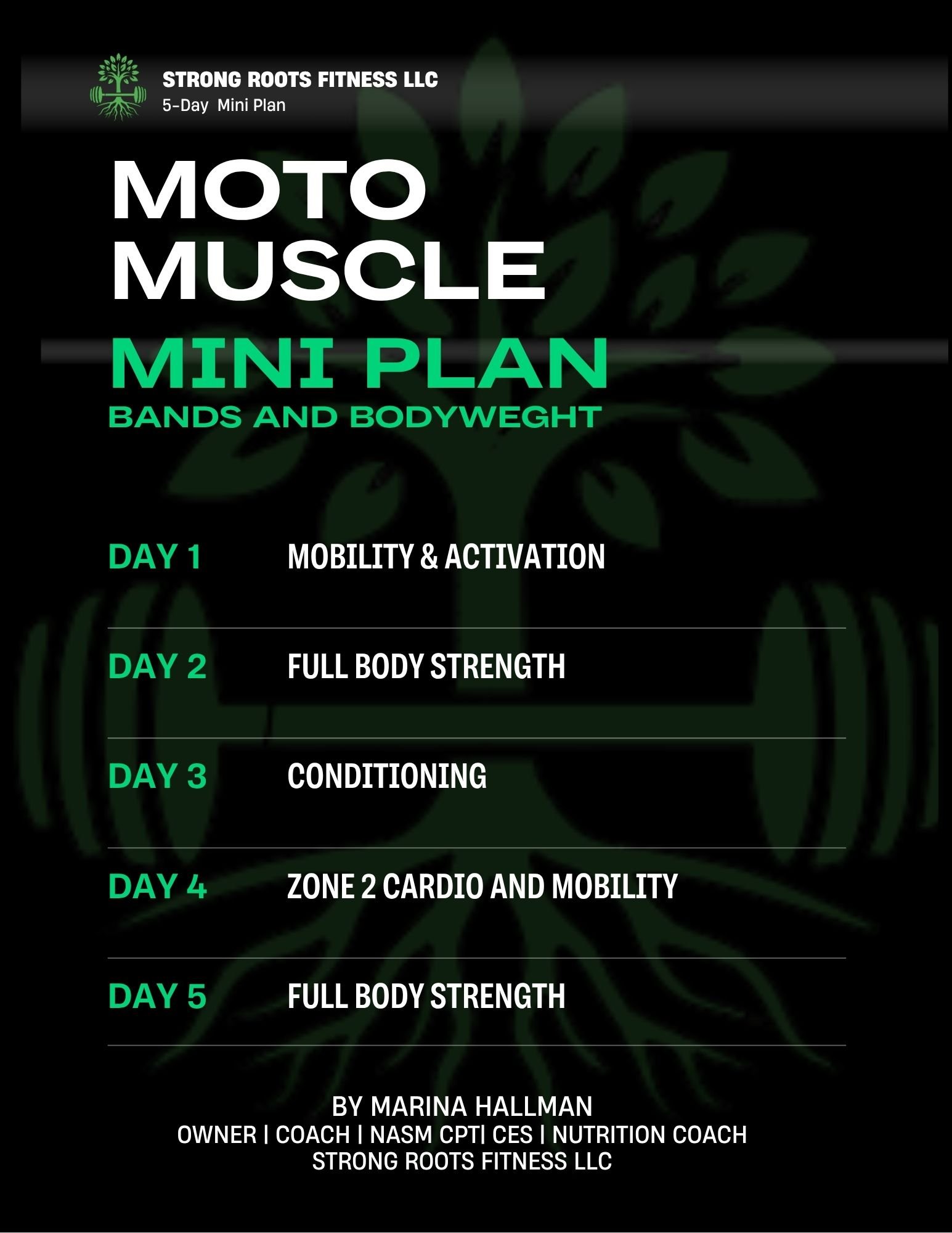 Strong Roots Fitness: Moto Muscle Mini Program - Payhip