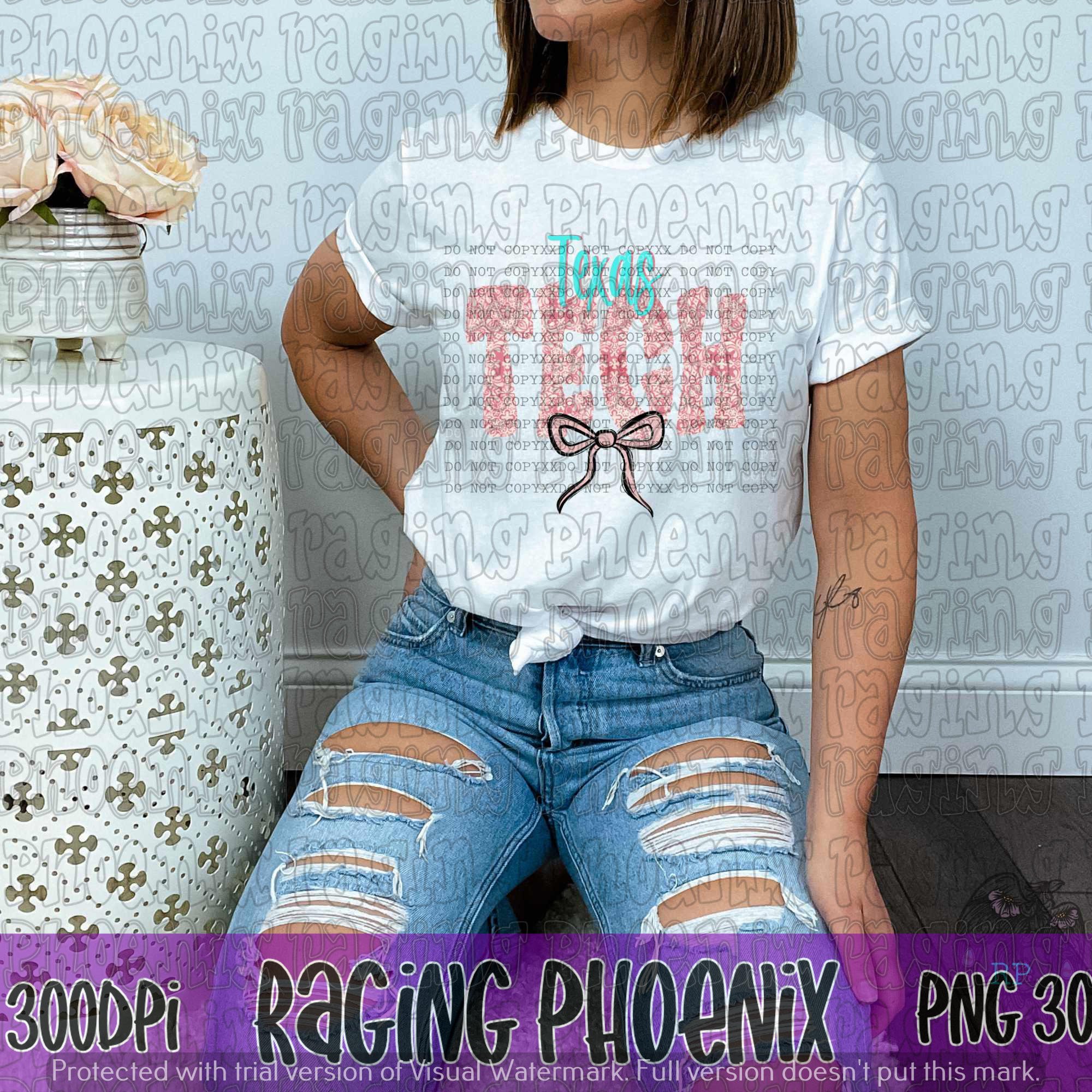 TEXAS TECH TOILLE BOW-RP3109 - Payhip
