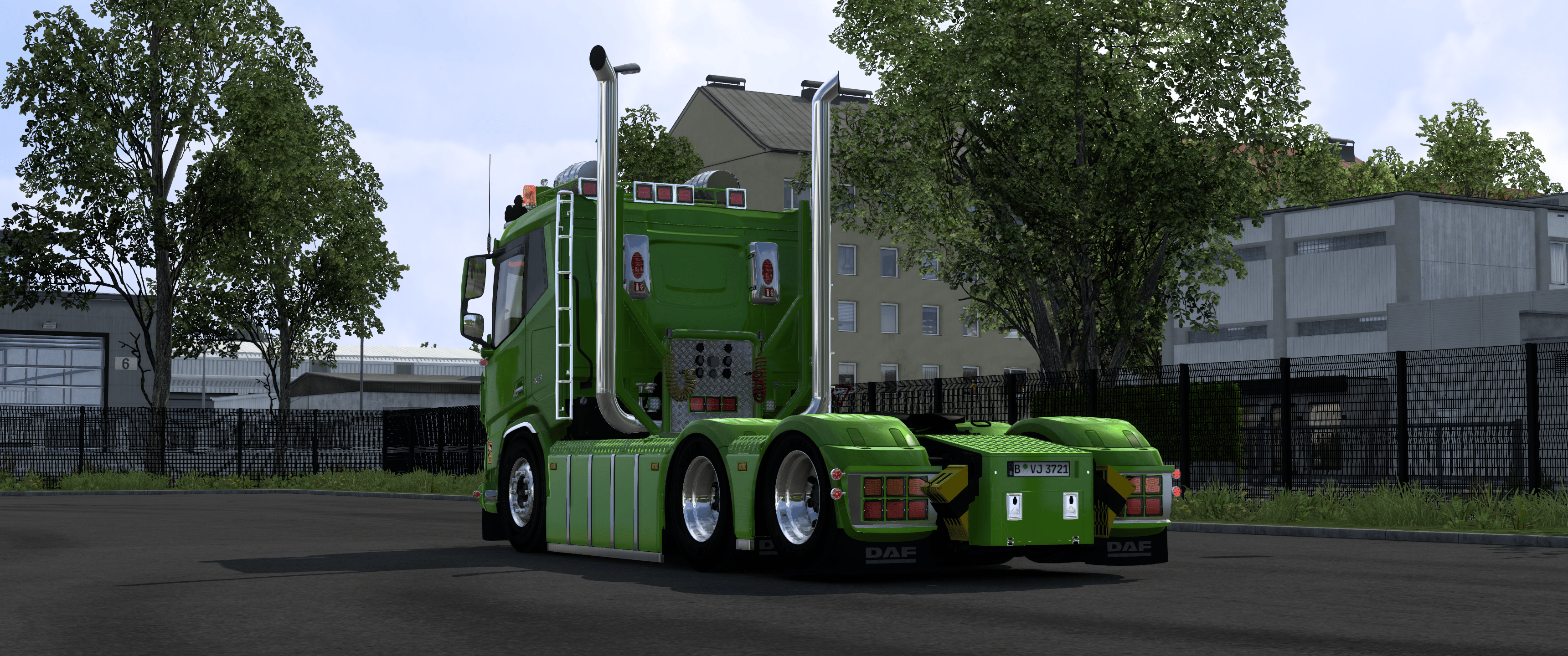 [r_light tuning part] DAF XD dutch chrome rear bumper - Payhip