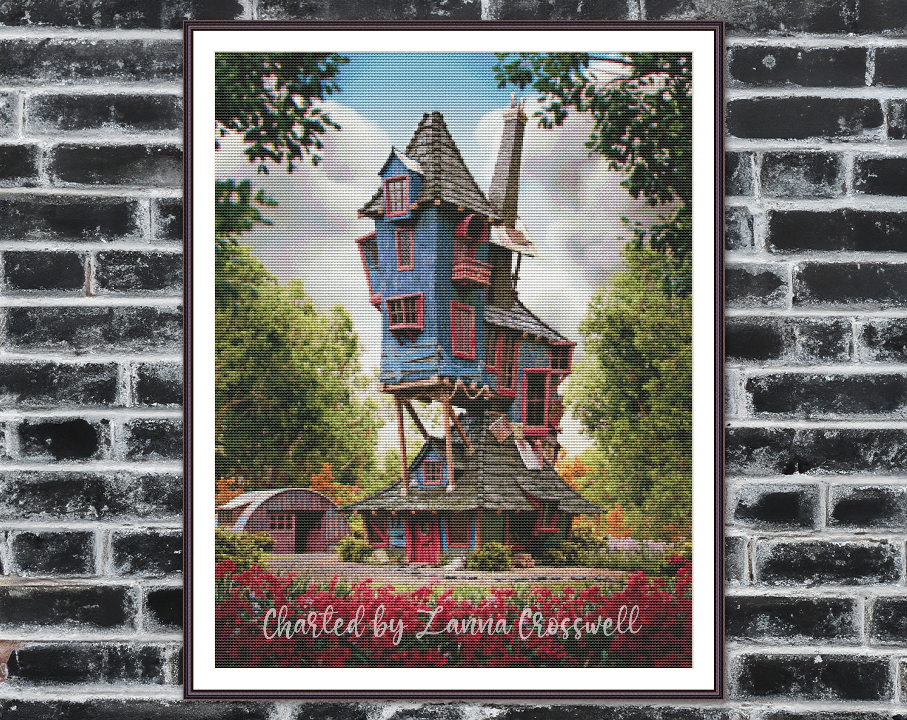 The Burrow - Full Coverage Cross Stitch Pattern For Advanced Stitchers ...