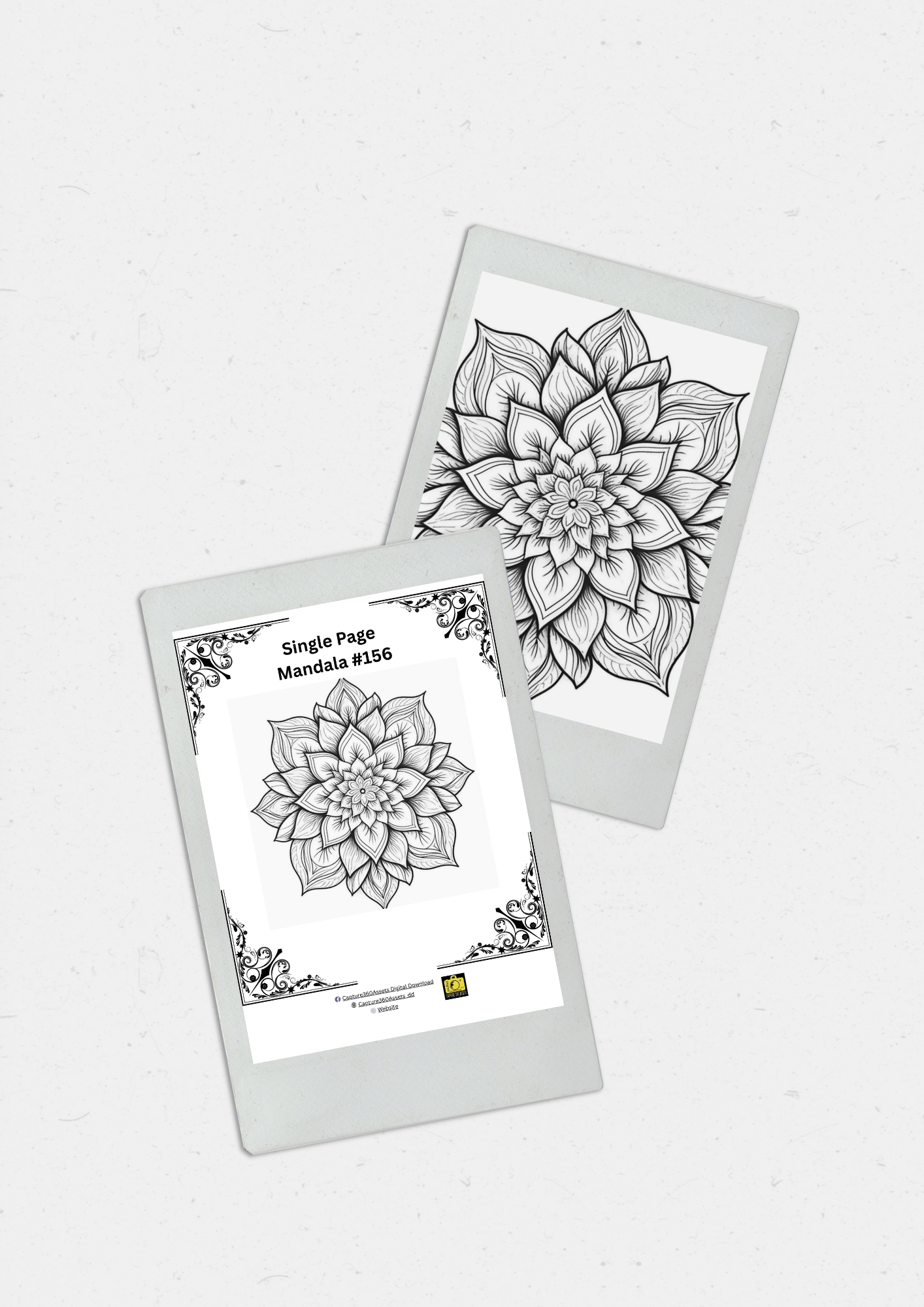 Printable Mandala Colouring Page #156 – Intricate Classic Design - Payhip