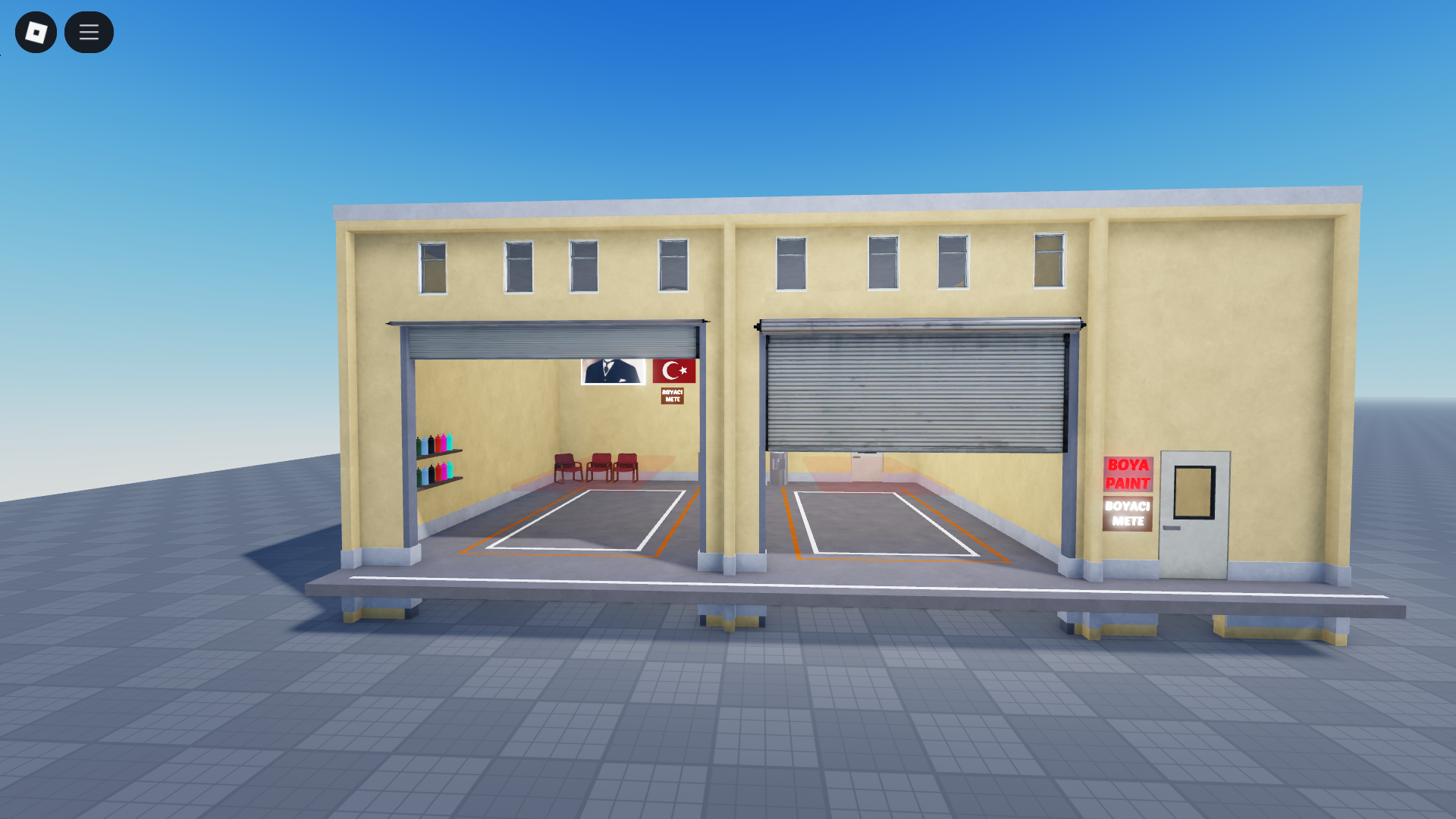 Car Repair Shop – Roblox Garage & RP Building Asset