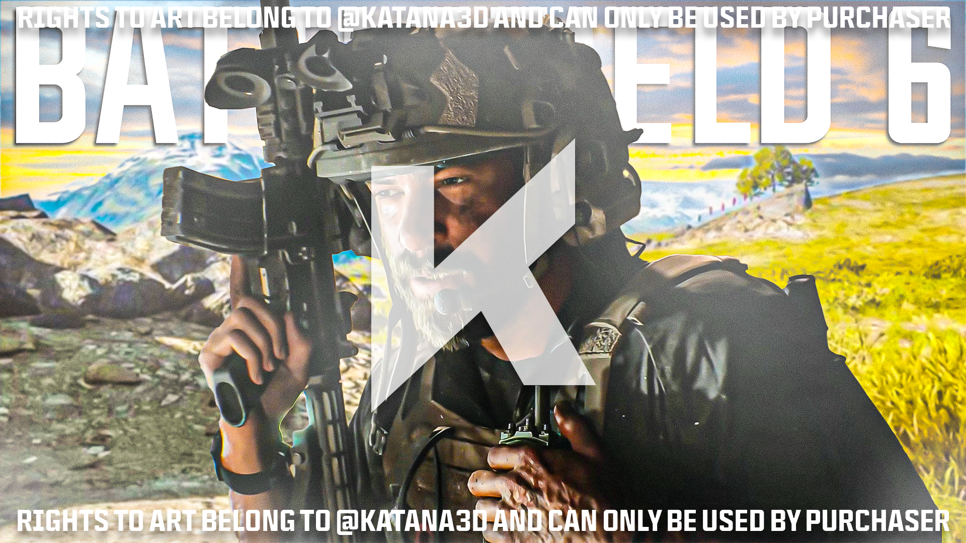 Battlefield Thumbnail - Delta Soldier (Text NO Text) - Payhip