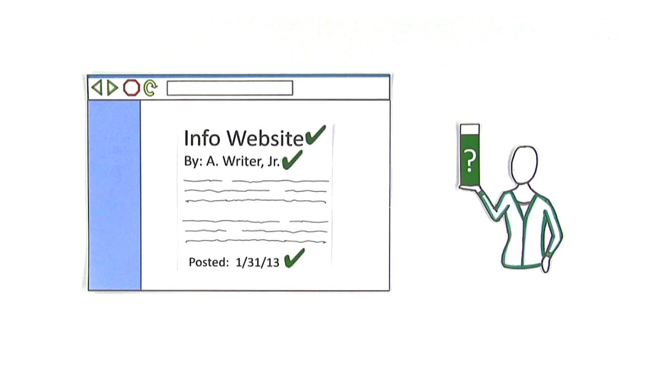 Evaluating Information Online - Explained by Common Craft - INDV