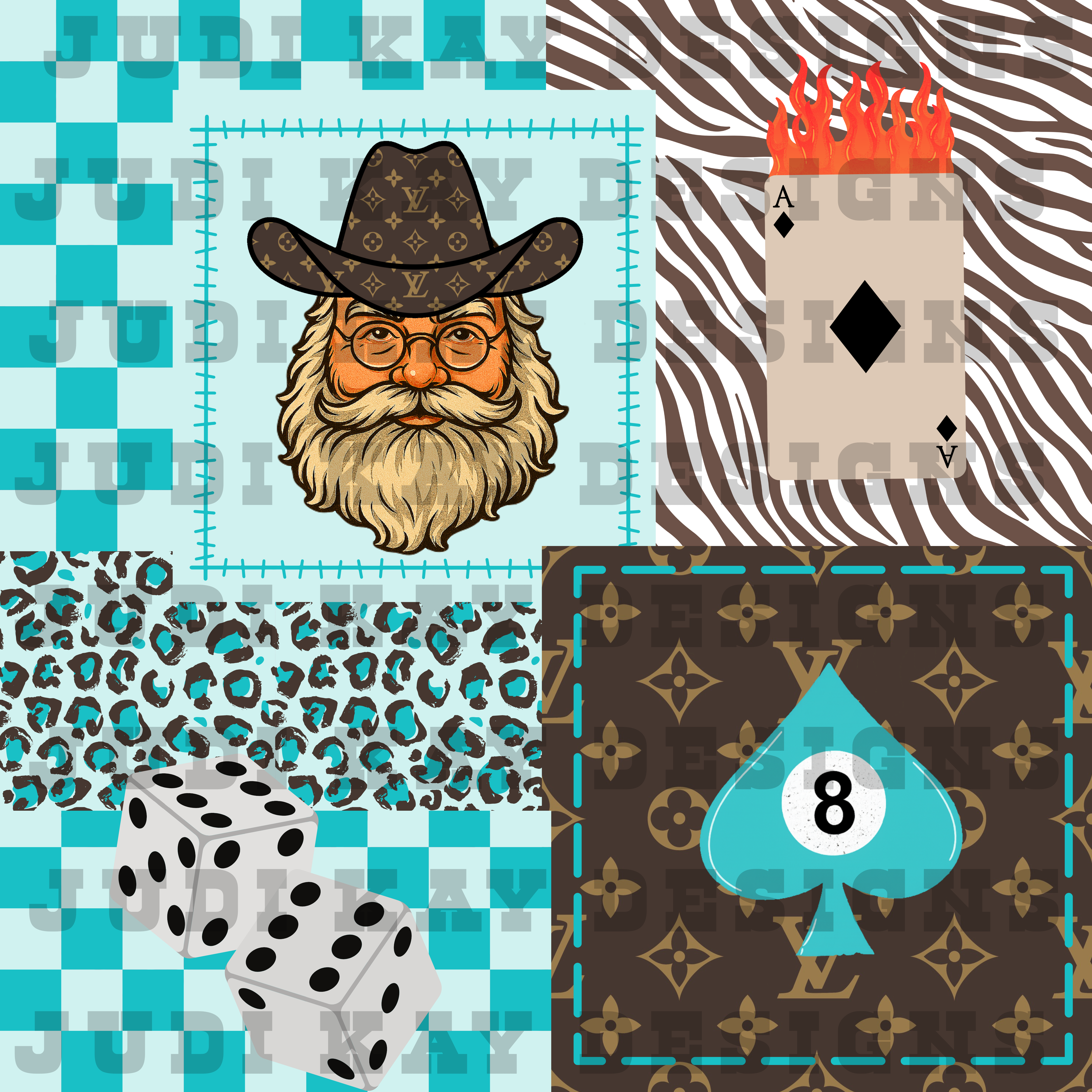 Western boujee Santa seamless - Payhip