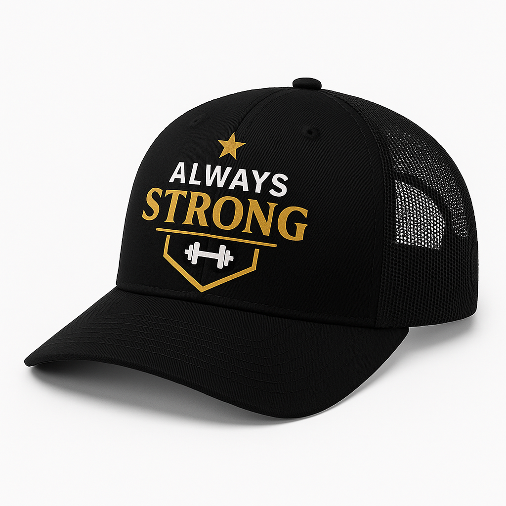 Always Strong Mesh Trucker Hat – Motivational Workout Cap - Payhip