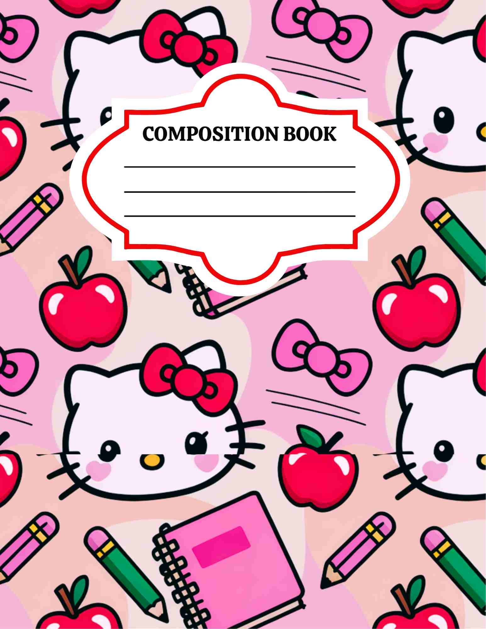 Custom Composition Book, Pencil & Stickers - Payhip