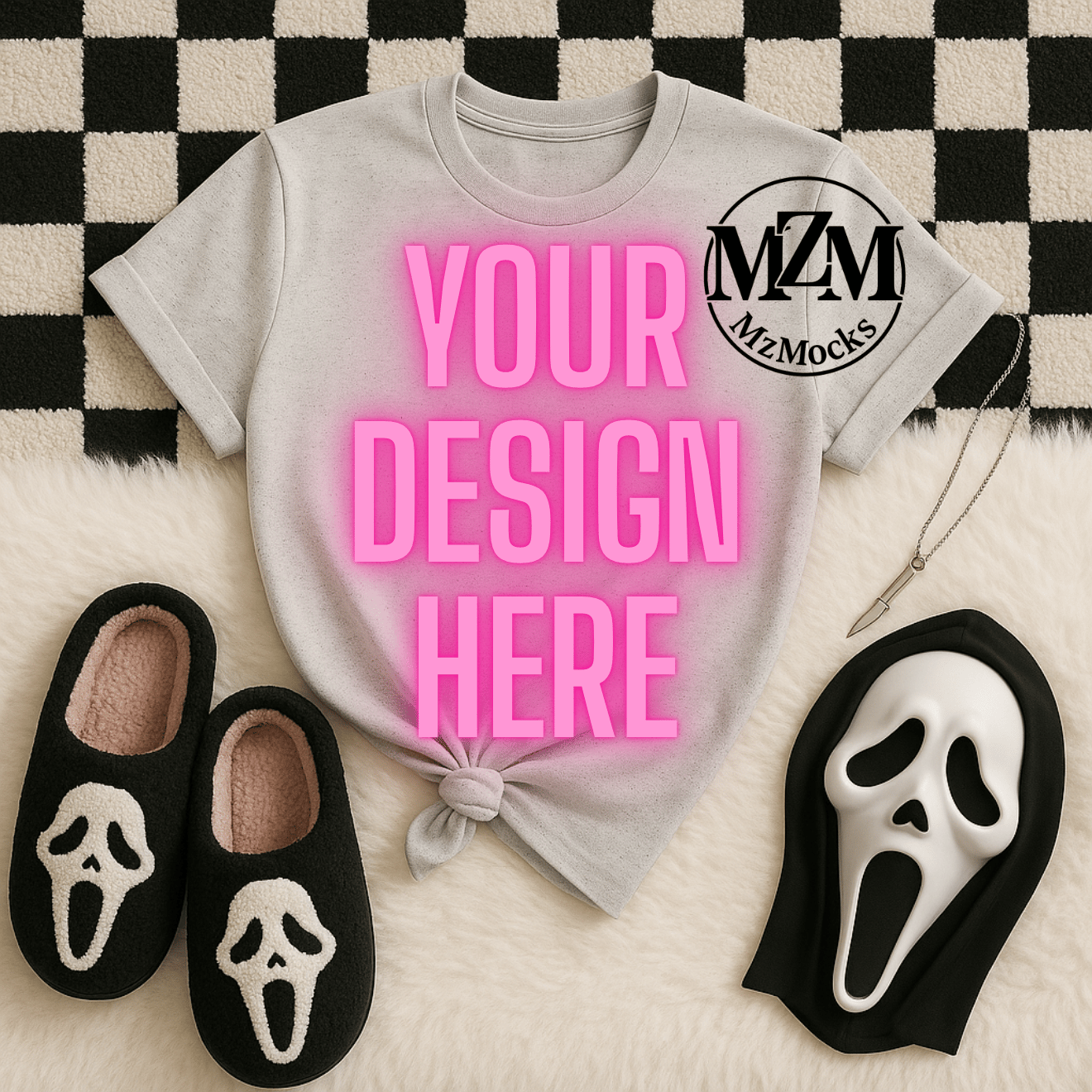 Ashgray- Ghostface mask/slippers - Payhip